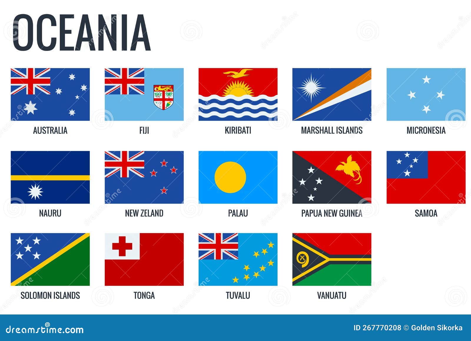 Oceania Flags. All Official National Flags of the Oceania Stock ... Oceania Flags. All Official National Flags of the Oceania Stock ...