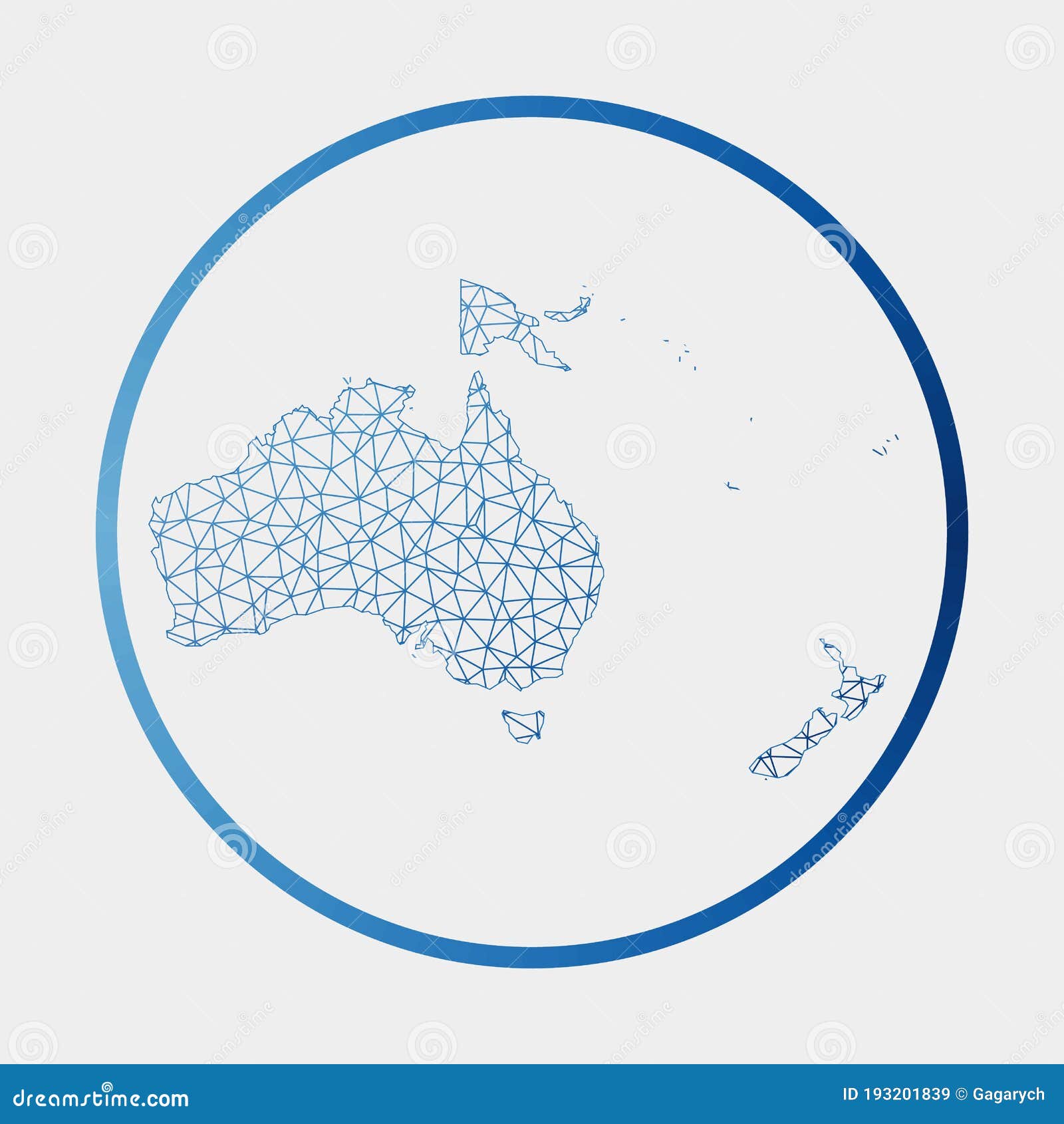 Oceania icon. stock vector. Illustration of australia - 193201839