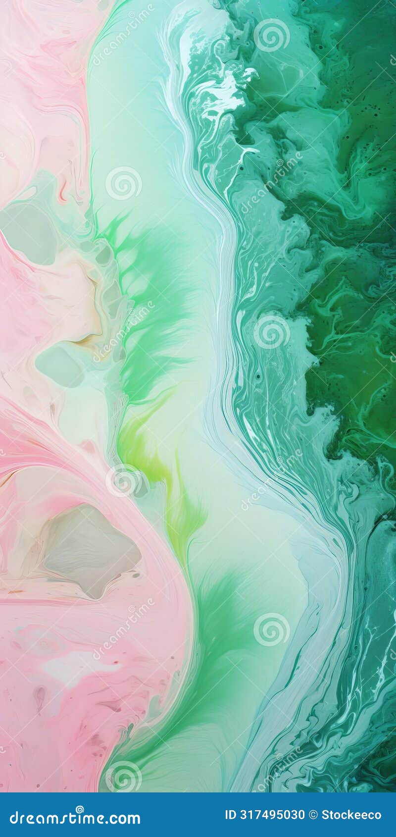 Oceanic Abstraction: Marbleized Waves in Earthy Tones Artwork Stock ...