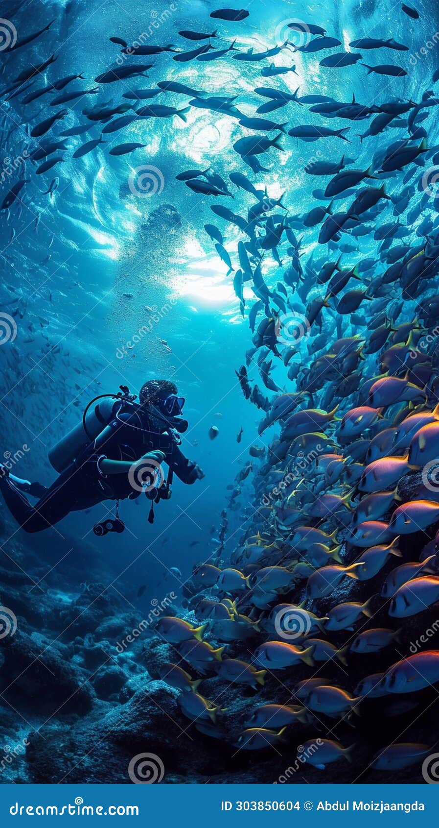 Oceanic Dance, Scuba Divers Journey, Fishes Swirl, Underwater Magic ... Oceanic Dance, Scuba Divers Journey, Fishes Swirl, Underwater Magic ...