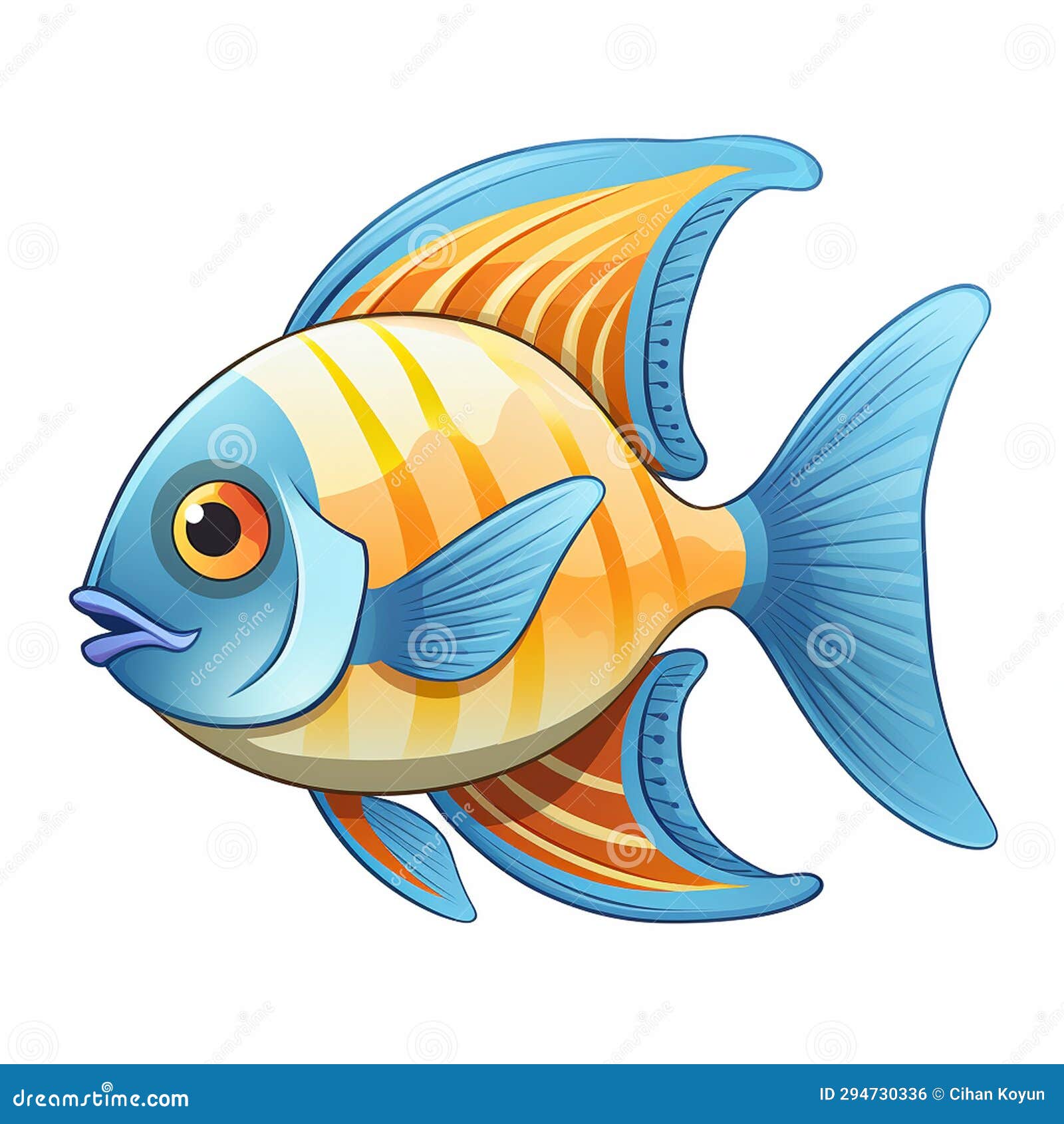 Oceanic Marvel Fish Illustration Stock Illustration - Illustration of ...
