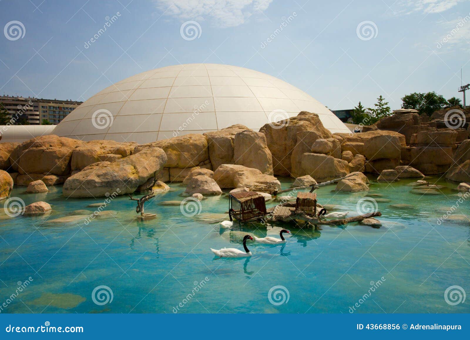 Oceanografic, Valence photo éditorial. Image du ville - 43668856