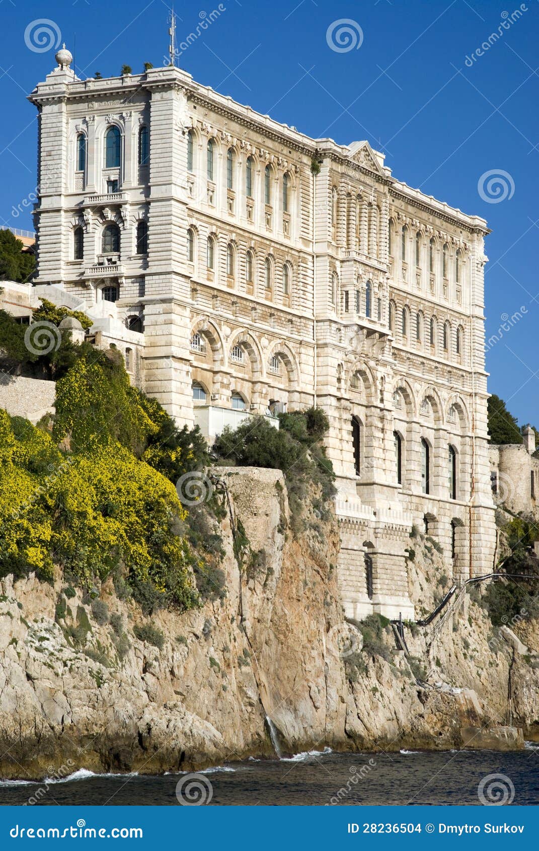 Oceanographic Institute in Monaco Stock Photo - Image of montecarlo ...
