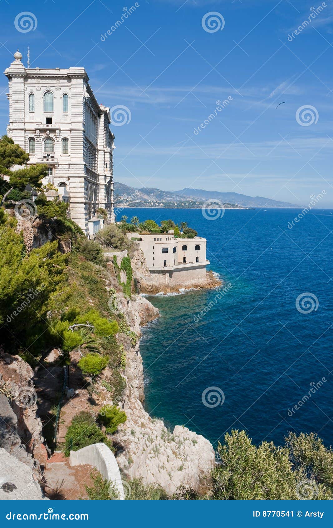 Oceanographic Museum of Monaco Stock Image - Image of monaco, water ...