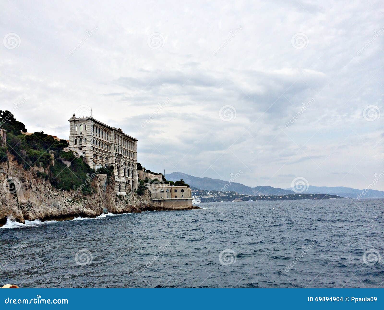 Oceanographic Museum - Monaco Stock Photo - Image of rock, side: 69894904