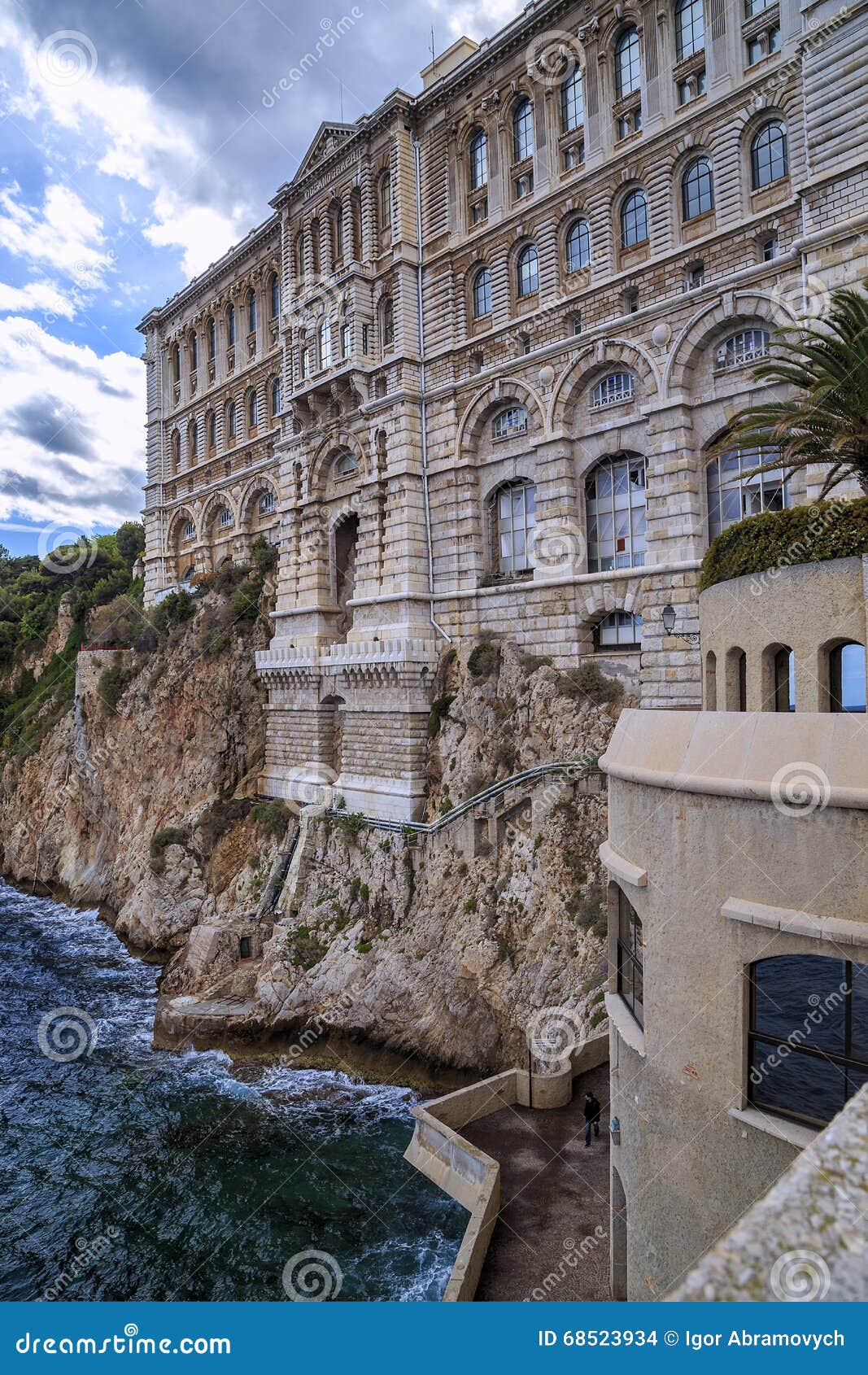 Oceanography Museum in Monaco Editorial Stock Image - Image of coast ...