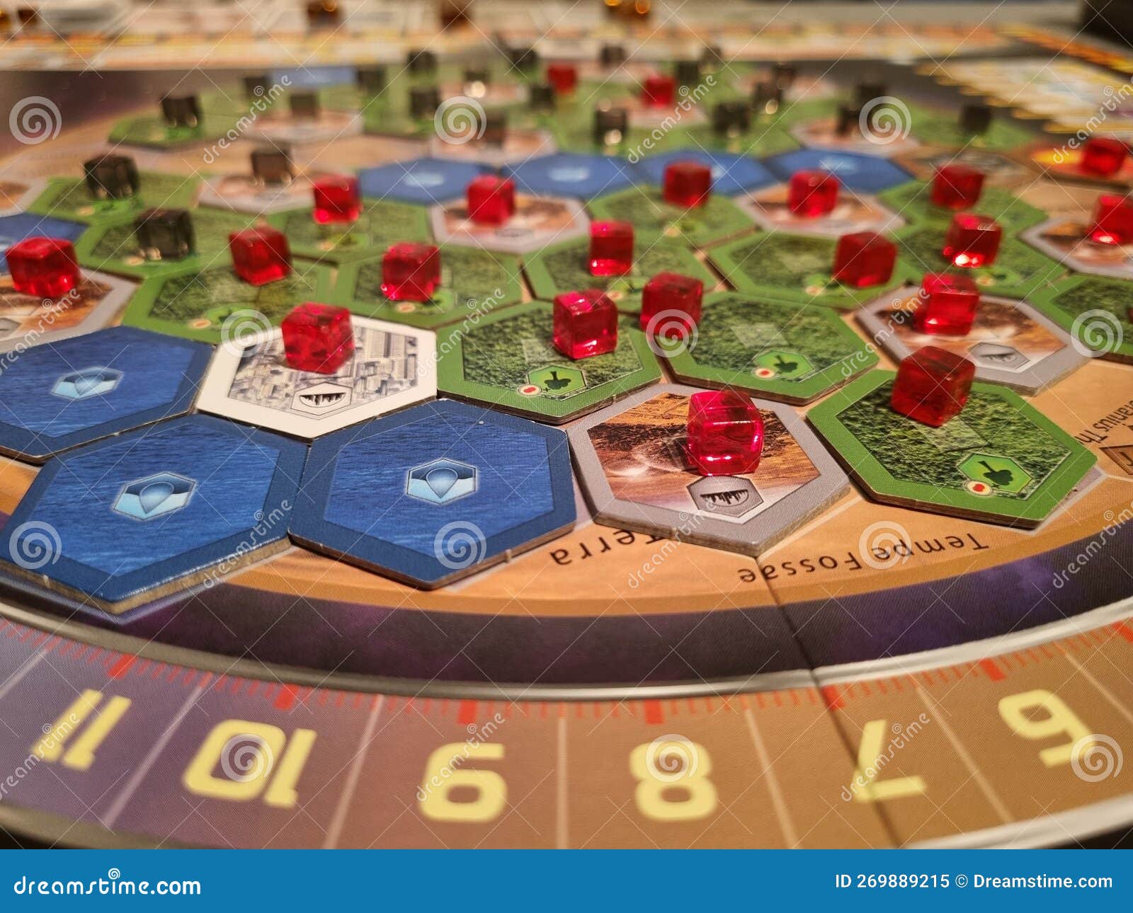 Oceans and Forests in Terraforming Mars Board Game. Editorial Image ...