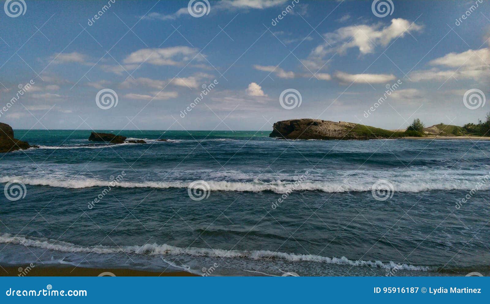 Oceans of Puerto Rico stock image. Image of water, beautiful - 95916187