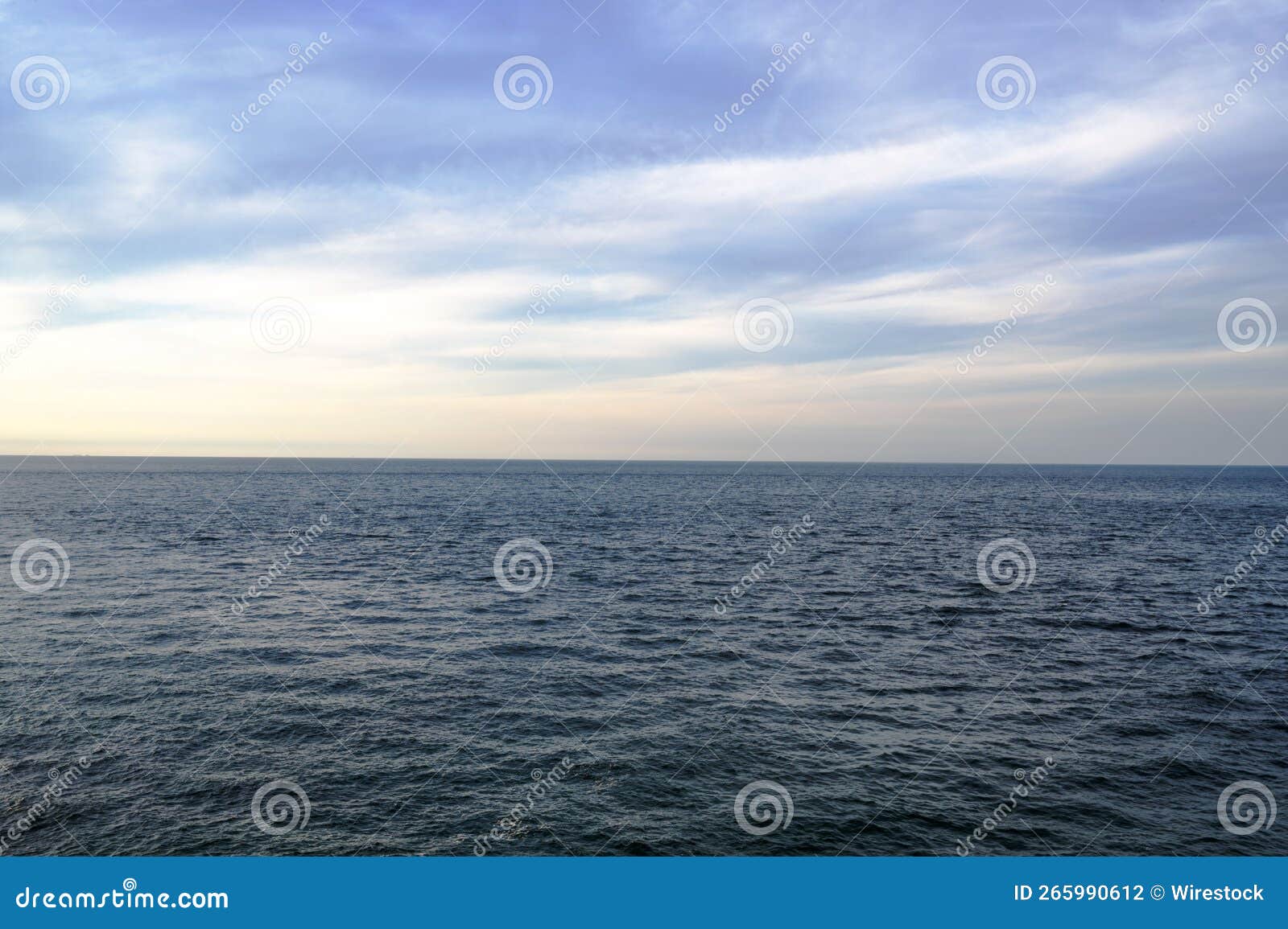 Oceanscape with a Cloudy Sky in the Background Perfect for Wallpapers ...
