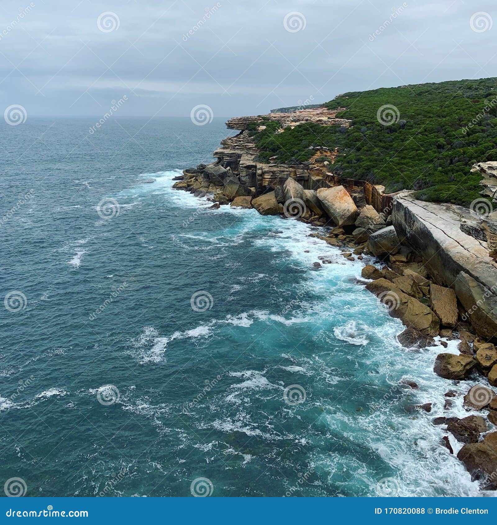 Oceanside Cliff stock photo. Image of scenery, face - 170820088