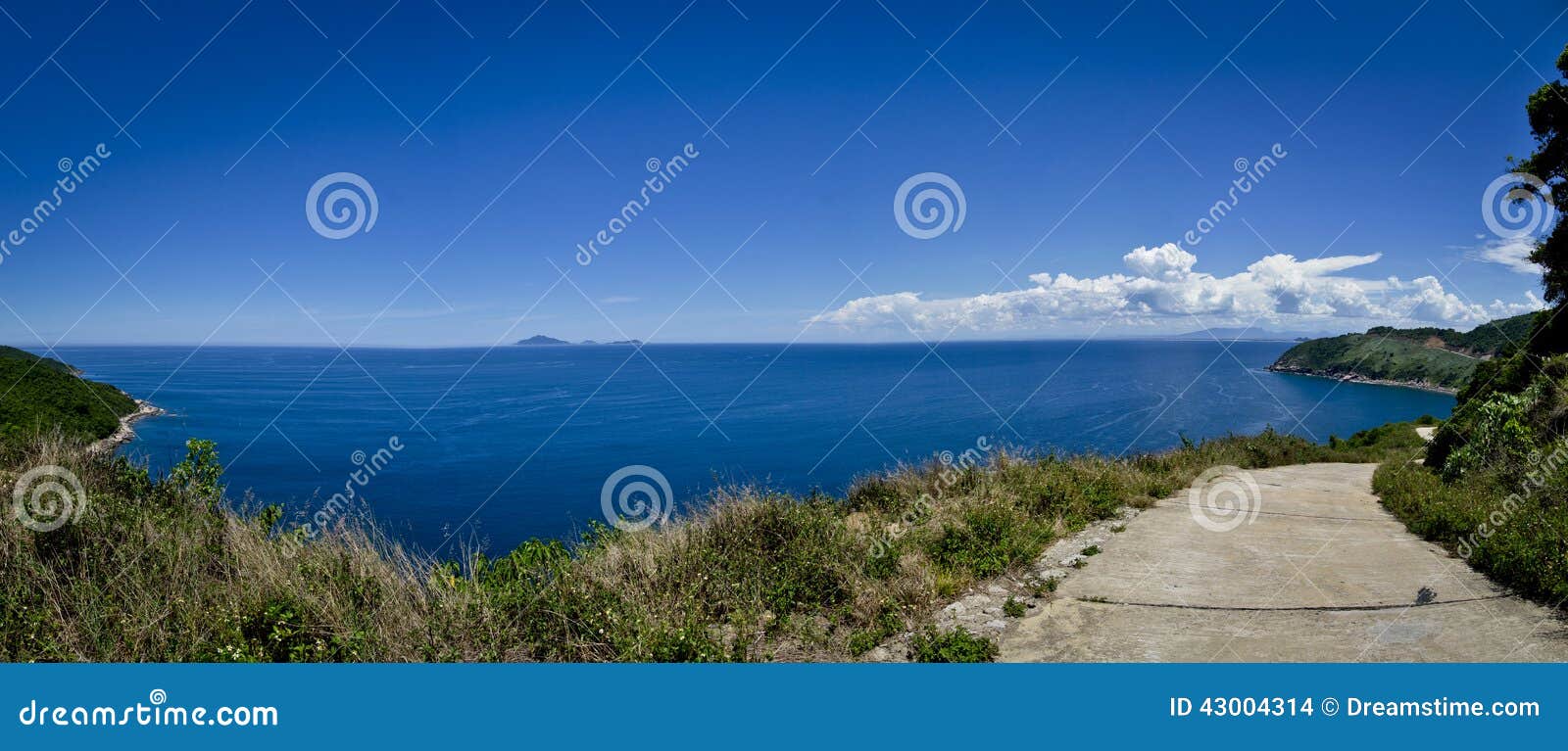 Oceanside Path stock photo. Image of water, concrete - 43004314