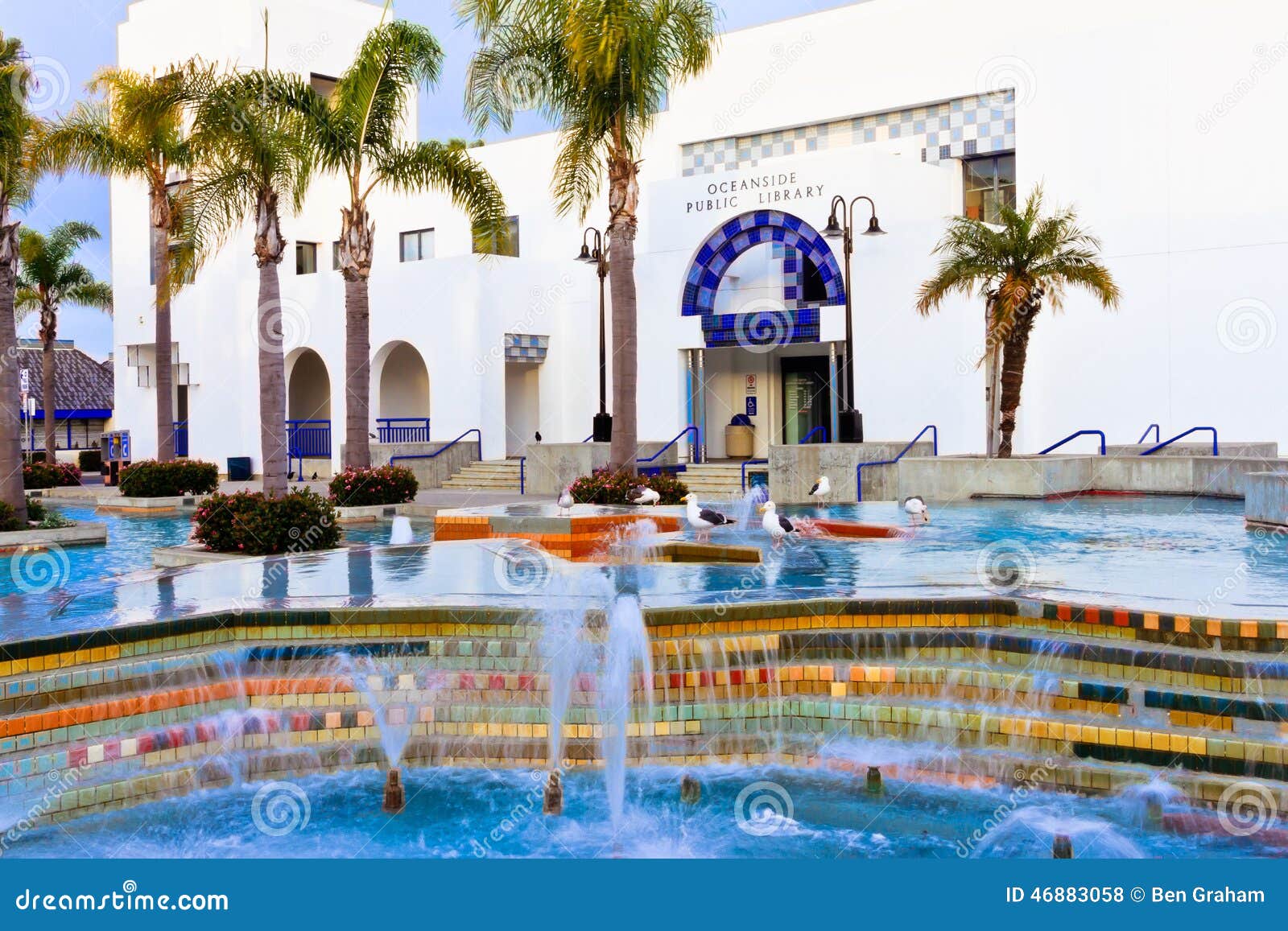 Oceanside Public Library stock photo. Image of modern - 46883058