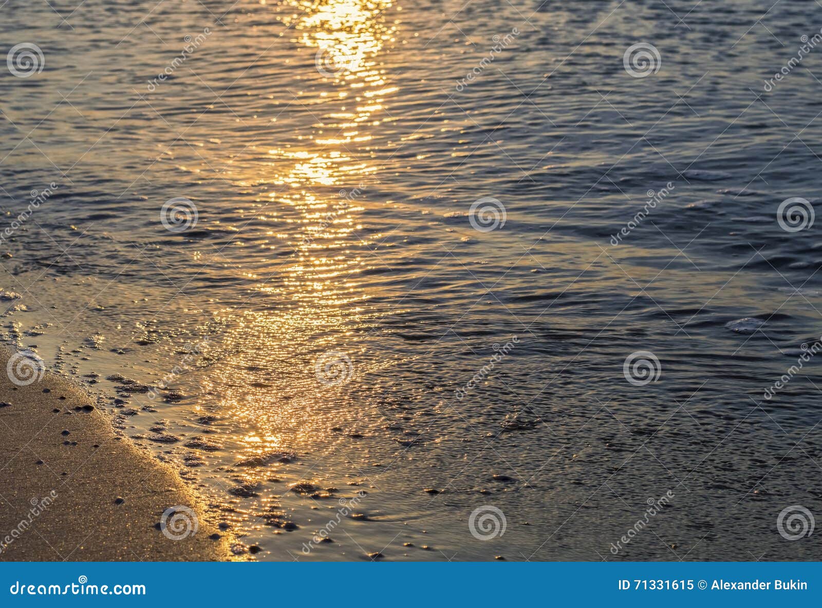 Oceanside, Wave and Solar Path on the Water Stock Image - Image of ...