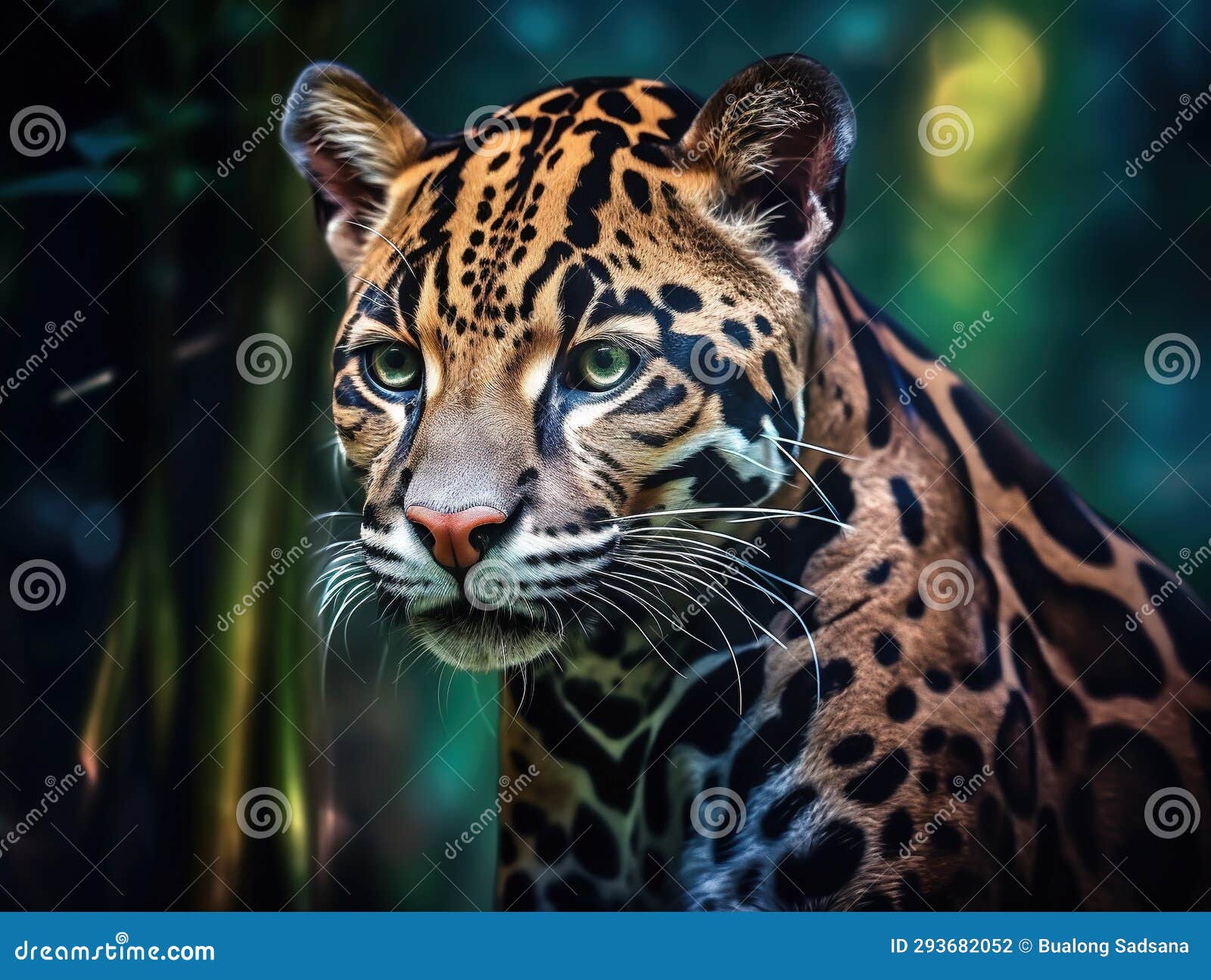 Ocelot stock illustration. Illustration of imagine, nature - 293682052