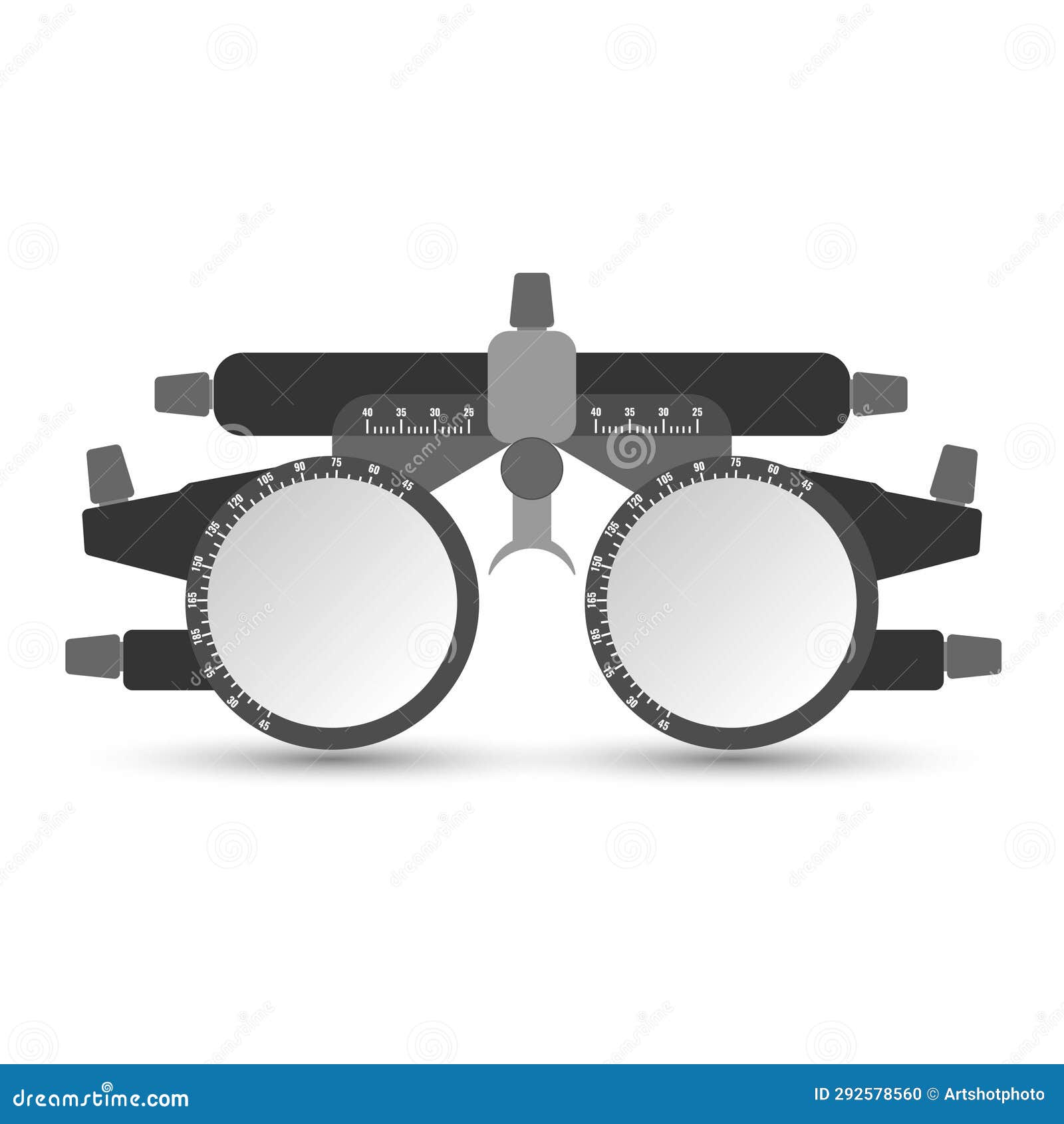 Eye Optometry Trial Lens Icon. Correct Vision Test Sign. Eye Trial Lens ...
