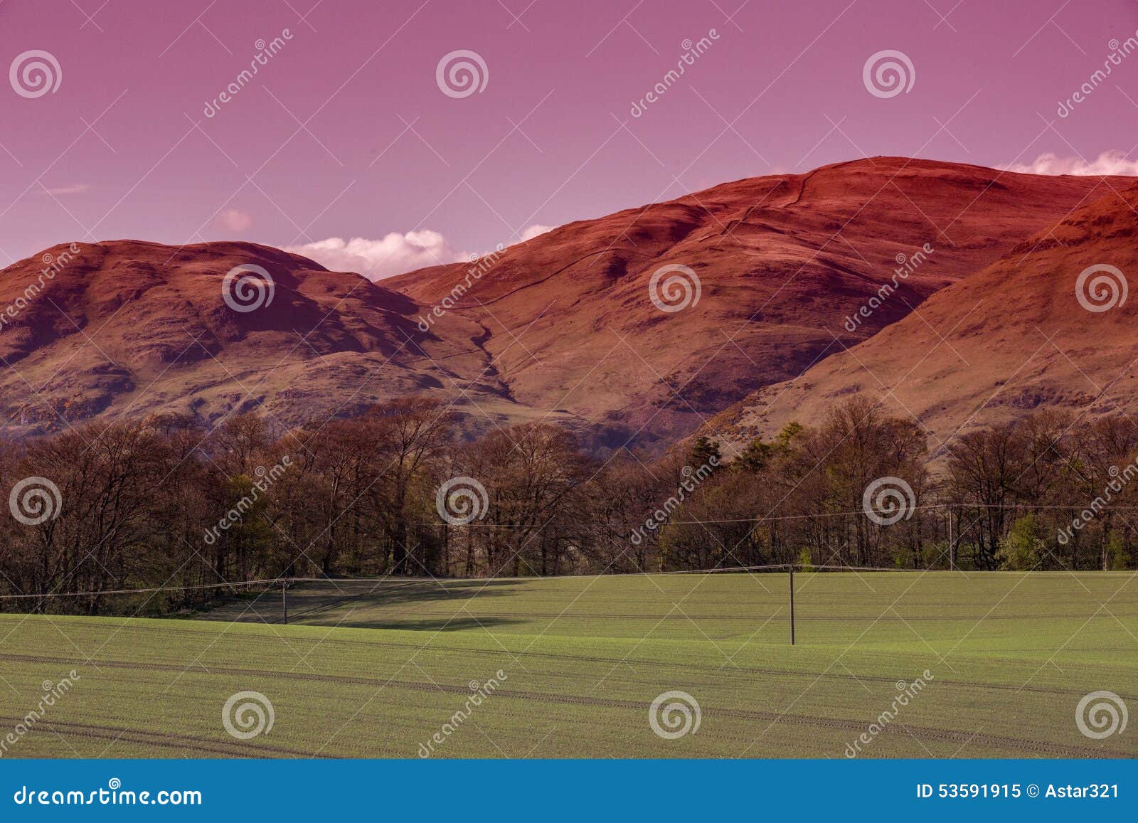 The Ochils stock image. Image of path, outdoor, highlands - 53591915