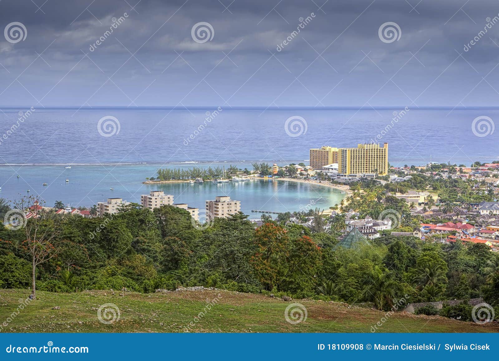 Ocho Rios stock photo. Image of rios, high, horizon, warm - 18109908