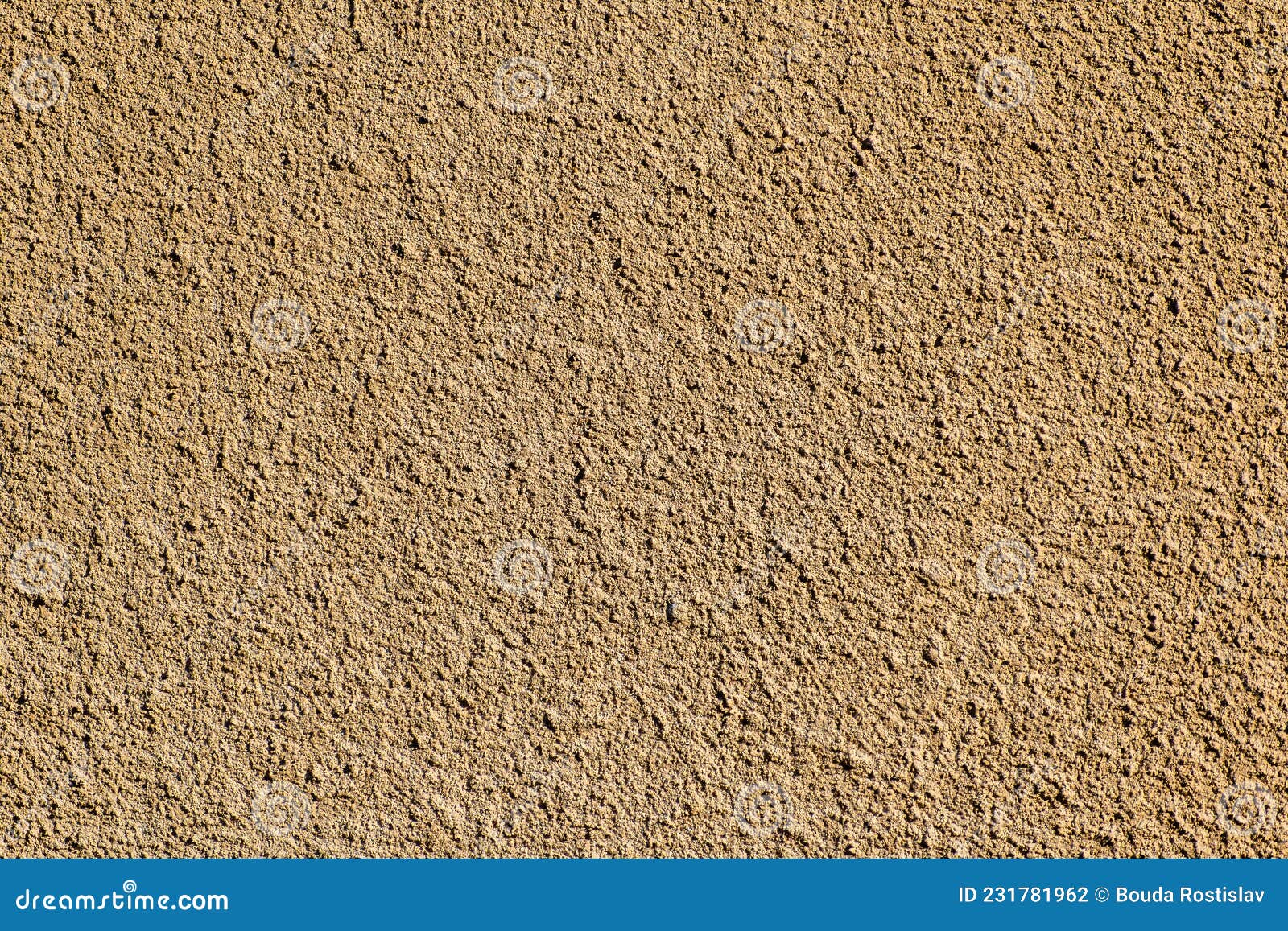 Ochre Coloured Area with Coarse Grain, Coarse Plaster Stock Photo ...
