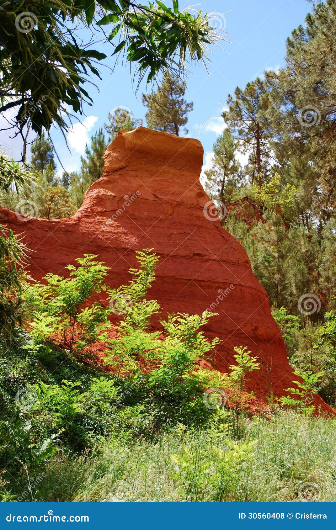 Ockra i Roussillon arkivfoto. Bild av klippa, kolorado - 30560408