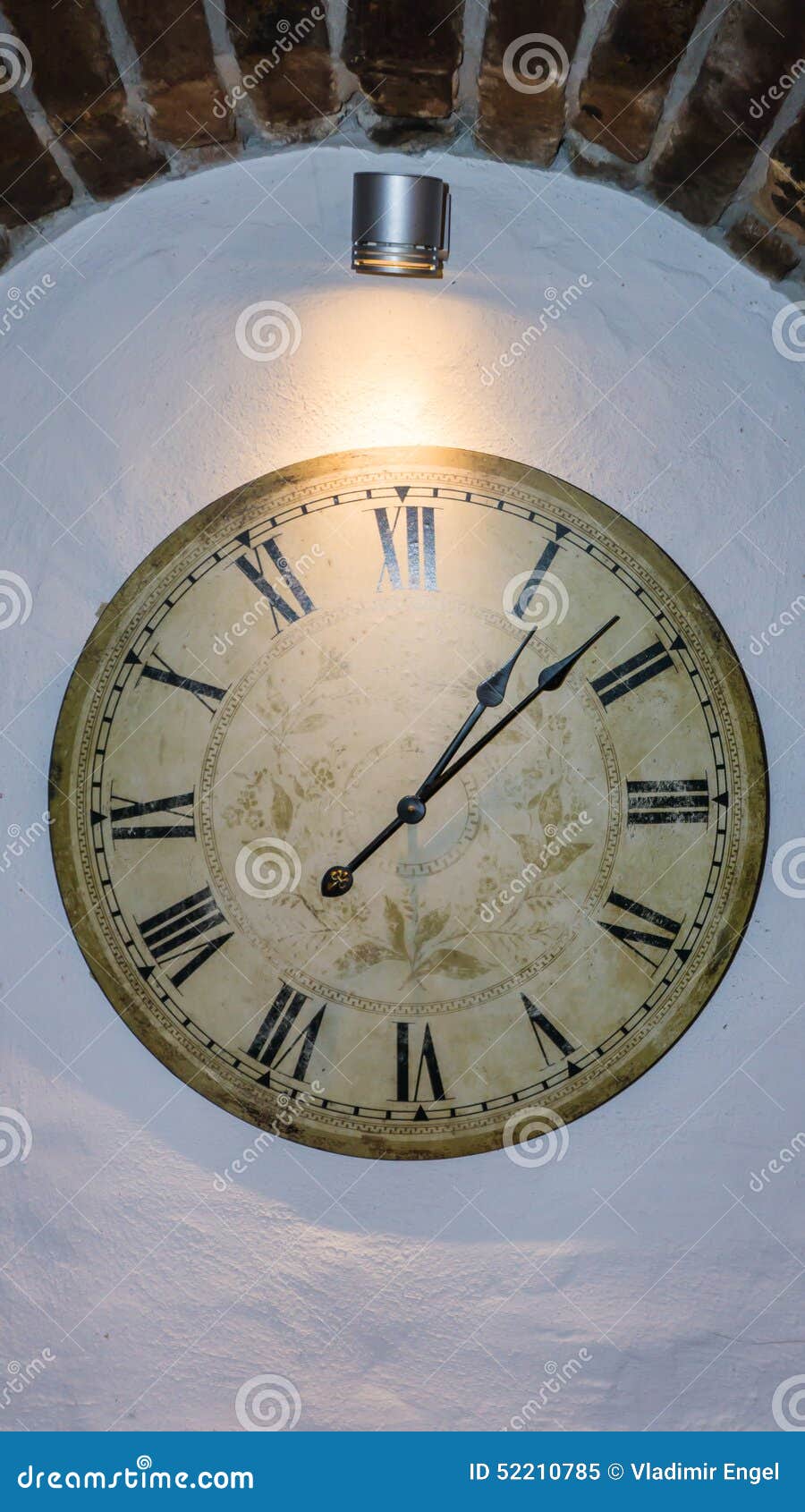 Oclock Clock Time Old Clock Detail Stock Image - Image of detail ...
