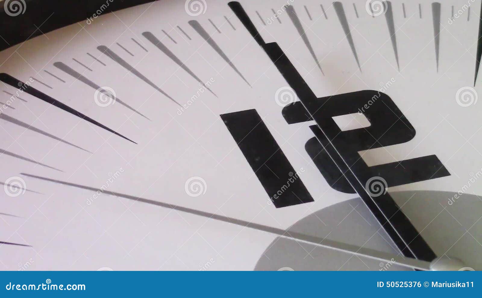 12 oclock countdown stock footage. Video of ticking, seconds - 50525376