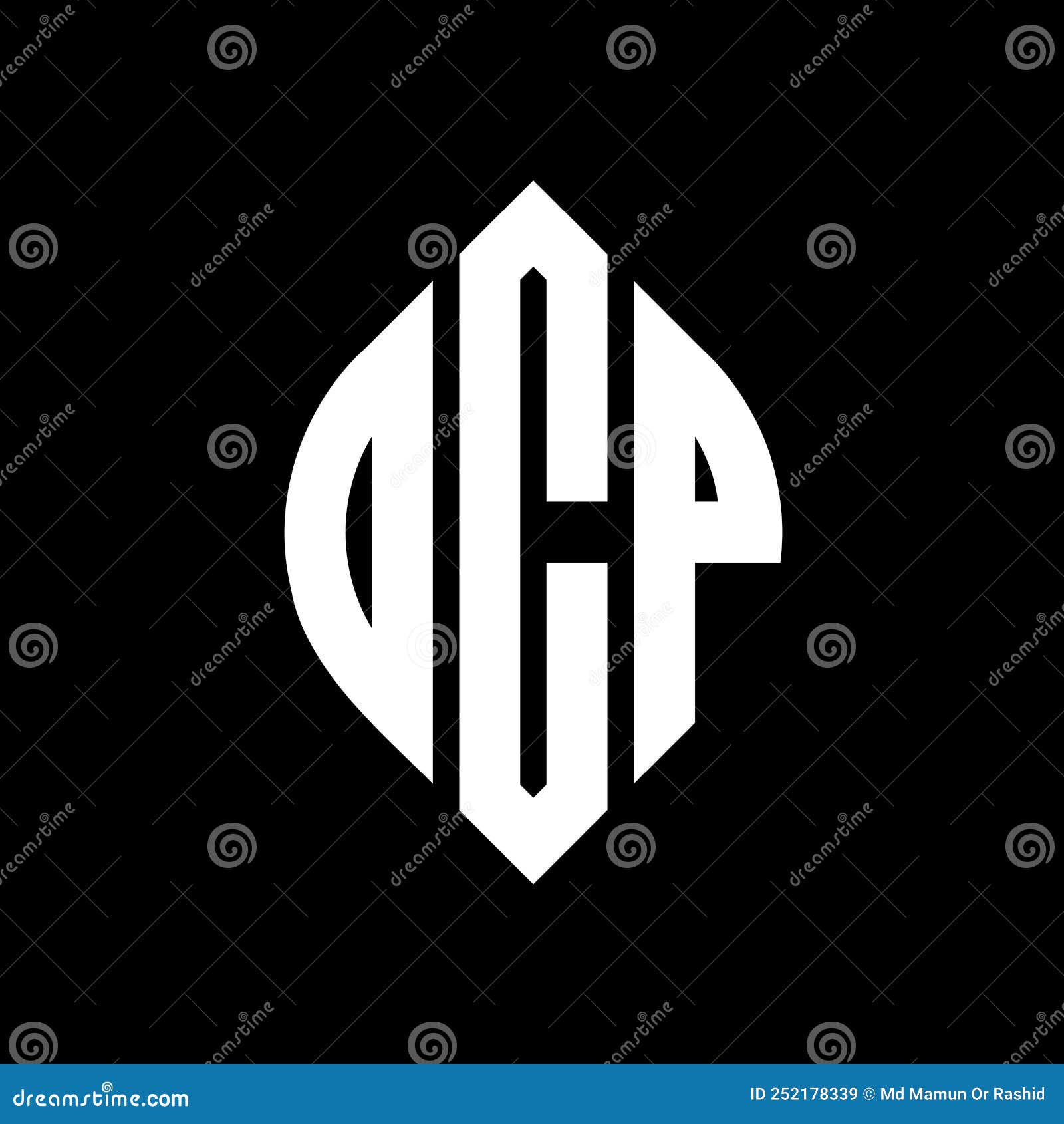 OCP Circle Letter Logo Design with Circle and Ellipse Shape. OCP ...