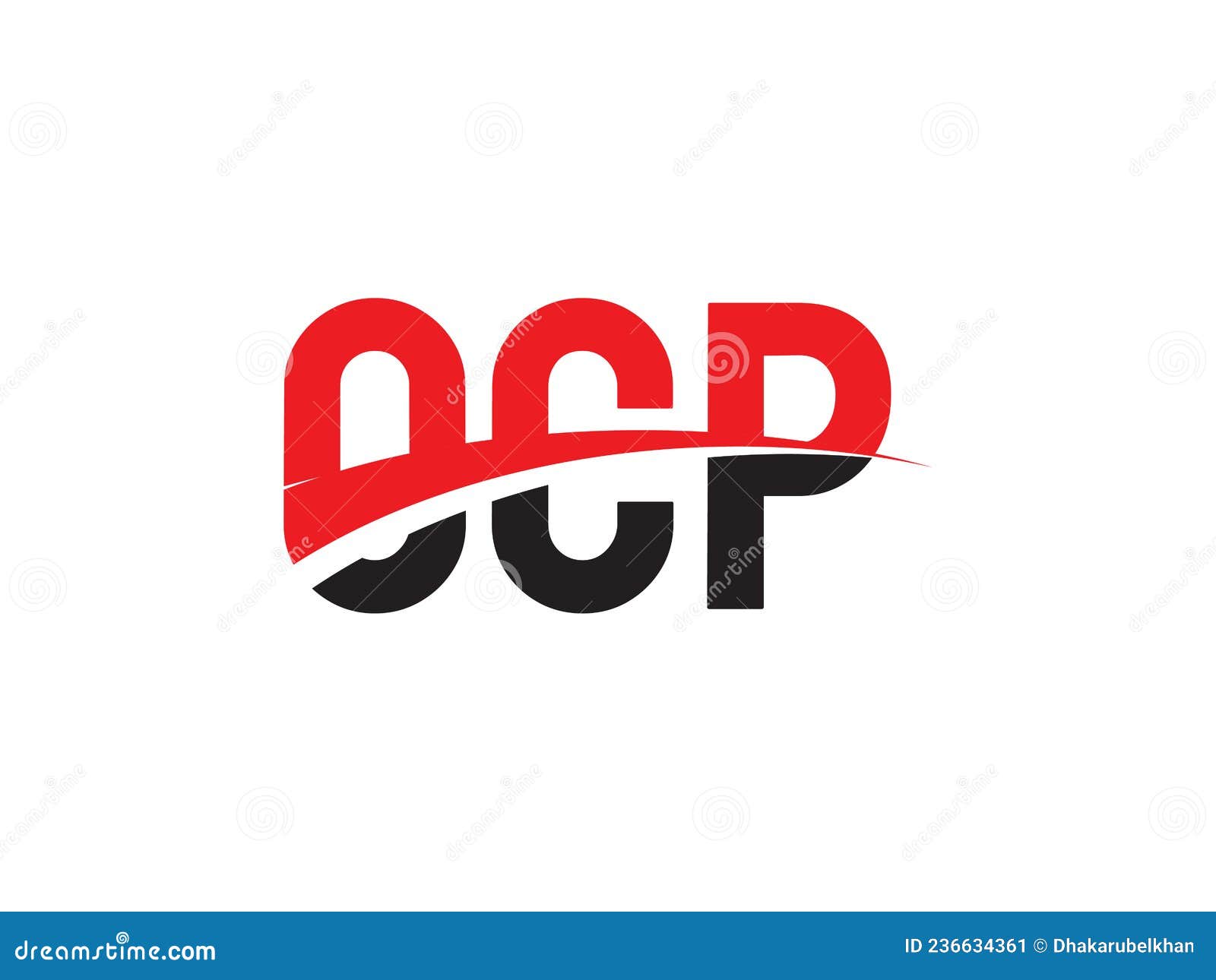 OCP Letter Initial Logo Design Vector Illustration Stock Vector ...