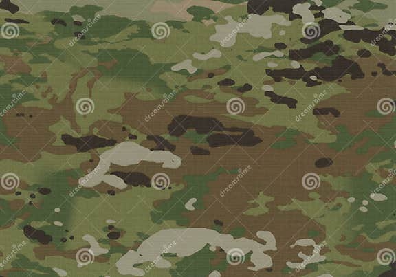 OCP Swatch - US Army Operational Camouflage Pattern Stock Photo - Image ...