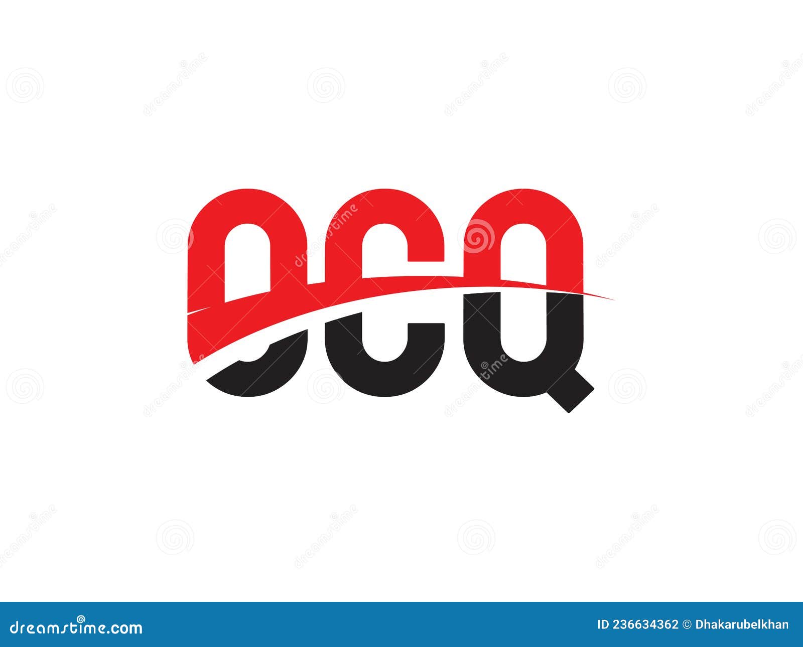OCQ Letter Initial Logo Design Vector Illustration Stock Vector ...
