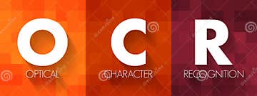 OCR - Optical Character Recognition is the Process that Converts an ...