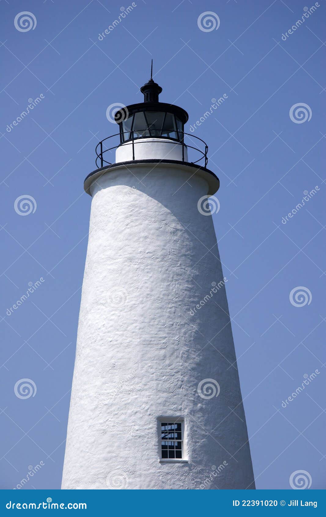 Ocracoke Lighthouse Tower stock photo. Image of maritime - 22391020