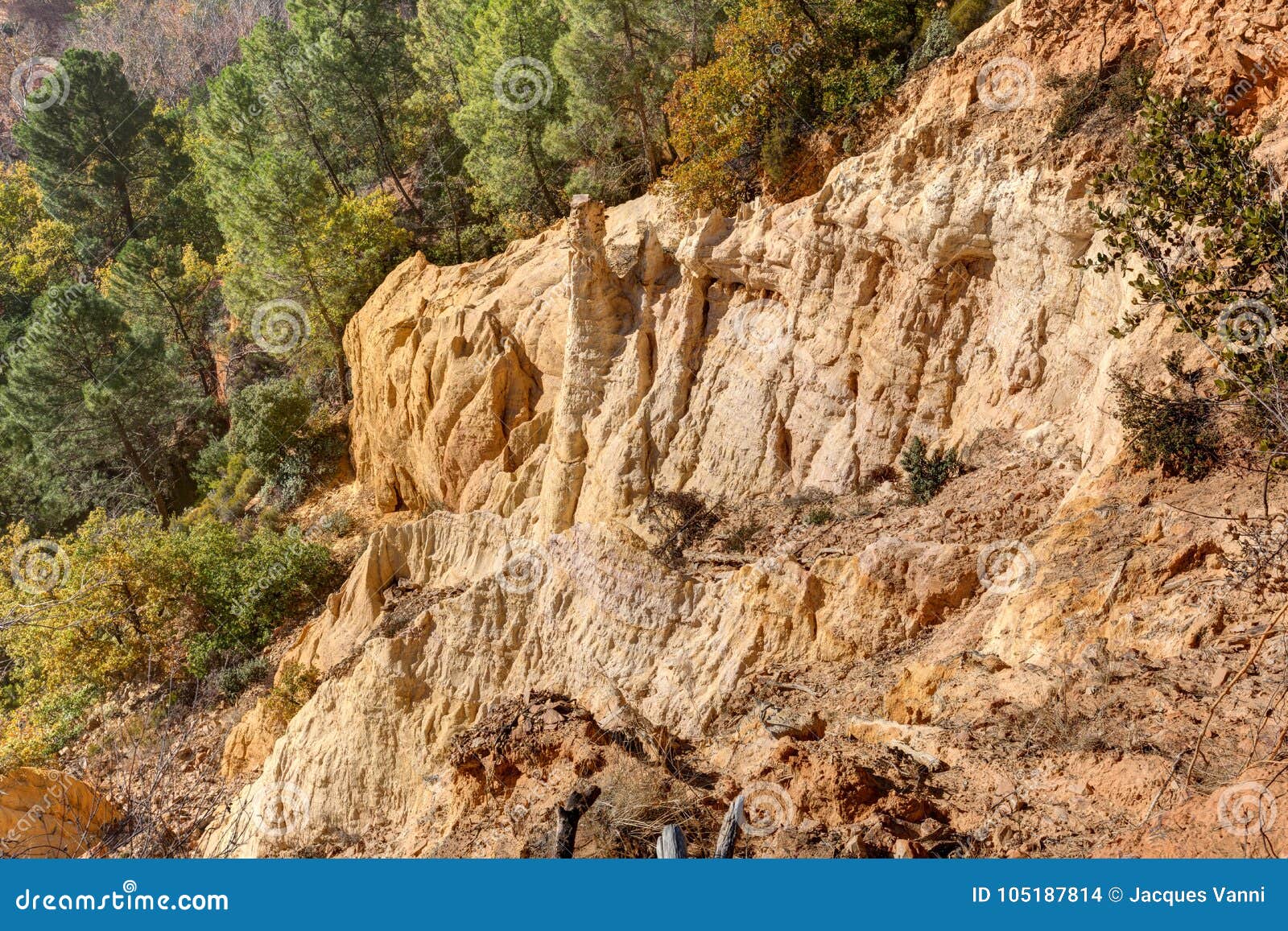 Ocres De Colorado Provencal - Rustrel - Provence - Francia Foto de ...