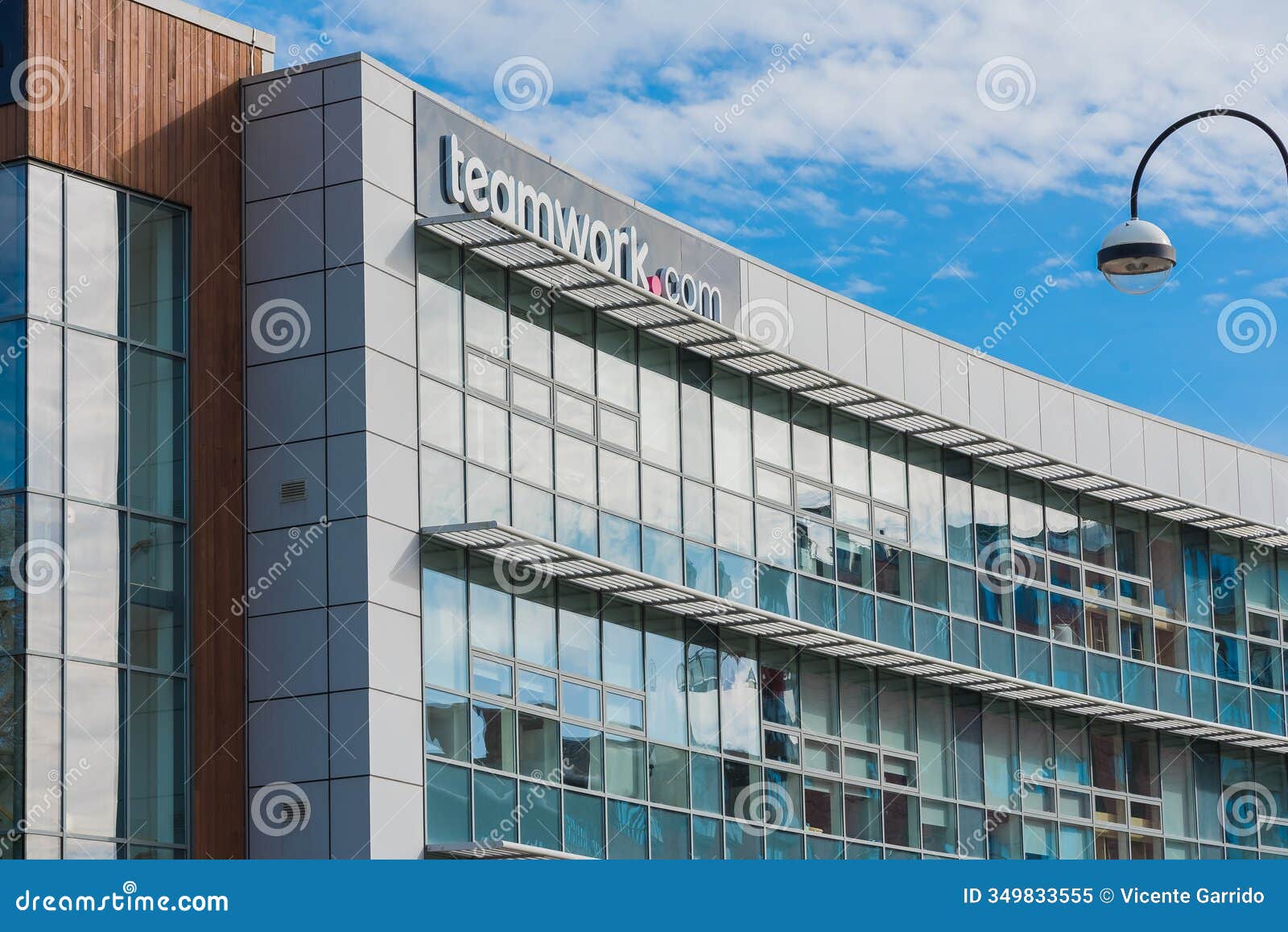 Oct 19, 2024 - Cork, Ireland. Teamwork.com Logo and Headquarter ...