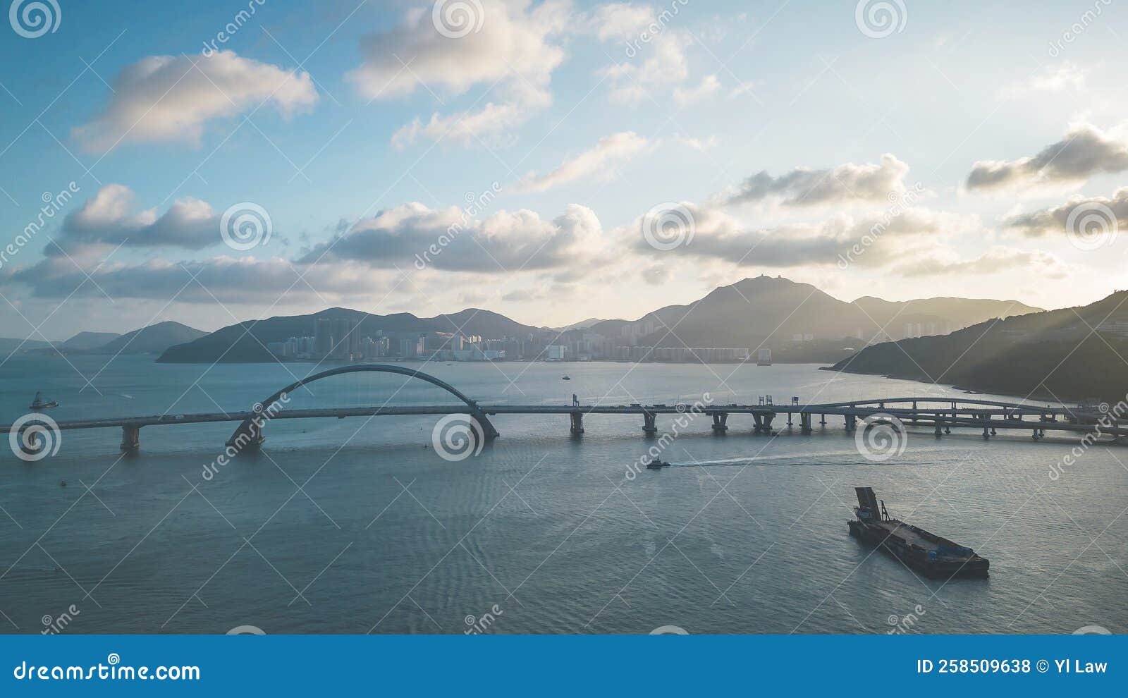 5 Oct 2022 Cross Harbor Bridge Under Construction, Tseung Kwan O ...