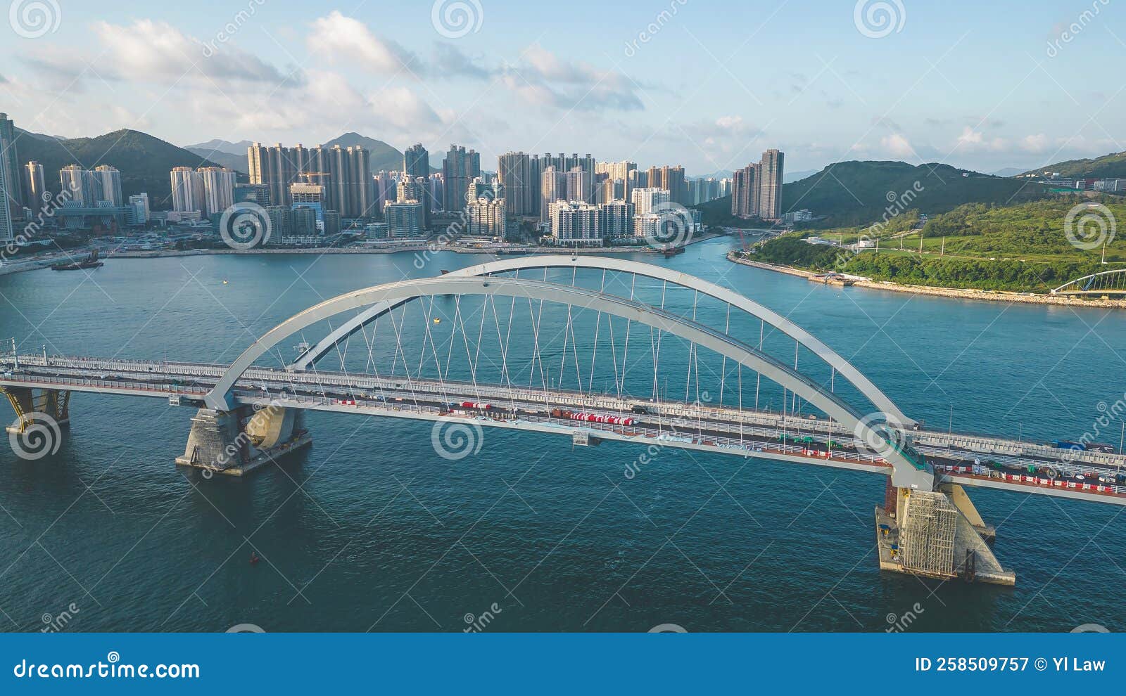 5 Oct 2022 Cross Harbor Bridge Under Construction, Tseung Kwan O Editorial Photography - Image ...