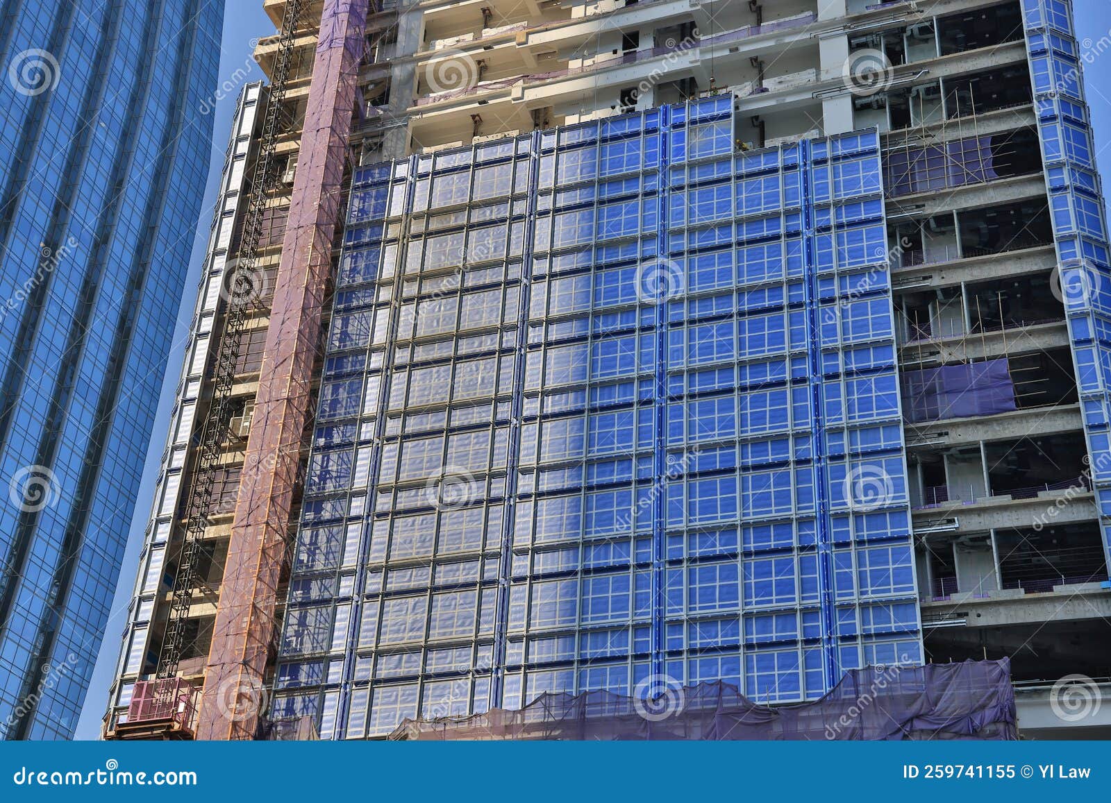 14 Oct 2022 En Construction Du Centre Cheung Kong Ii Hk Image éditorial ...