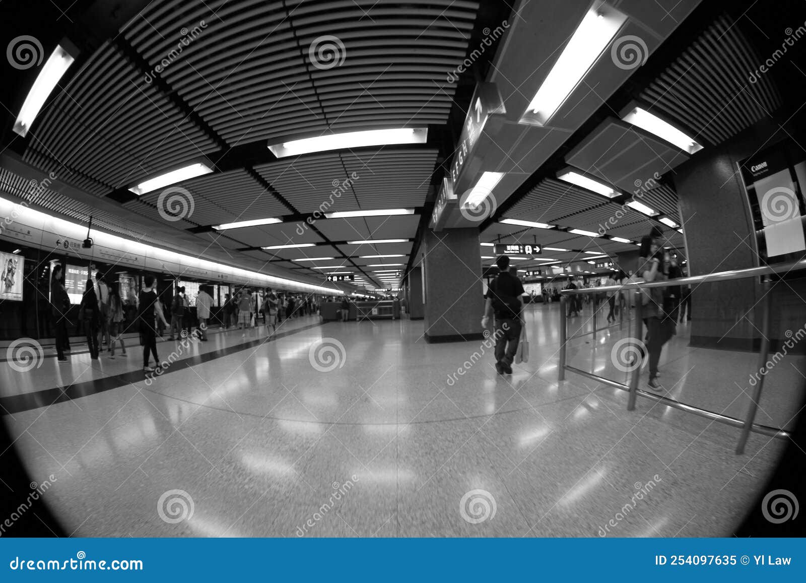 Inside of Subway MTR at Hong Kong 29 Oct 2011 Editorial Image - Image ...