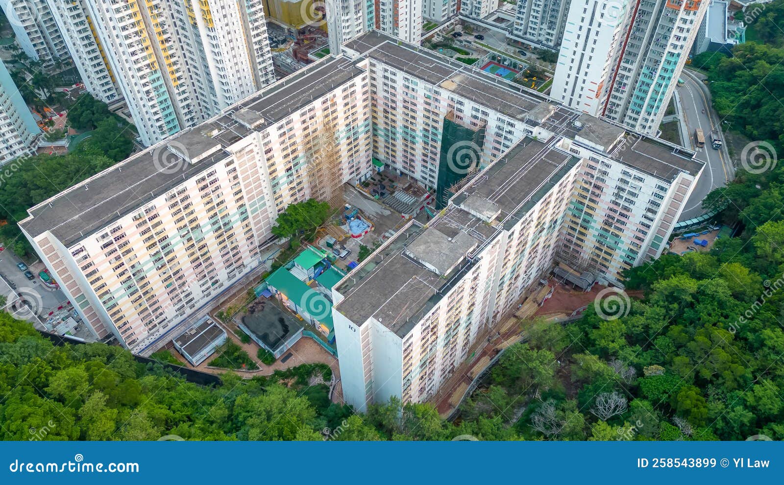 10 Oct 2022 Pak Tin Estate, Block 9, Reconstruction, Hk Editorial Stock ...