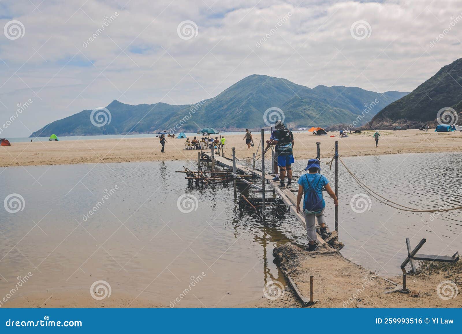 22 Oct 2022 the Wood Bridge at Ham Tin Wan, Hk Editorial Photo - Image ...