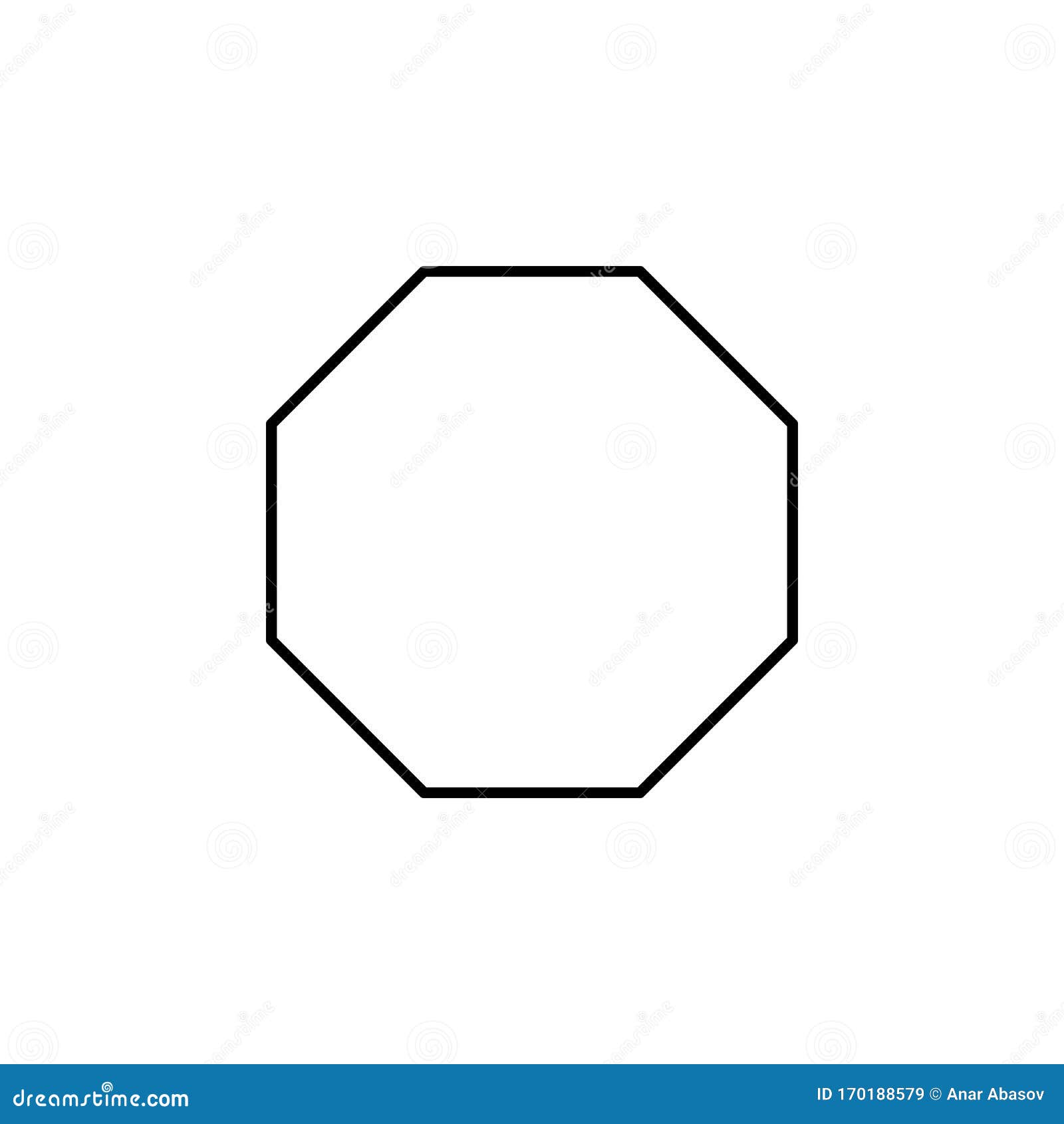 Octagon Icon. Element of Geometric Figure for Mobile Concept and Web ...