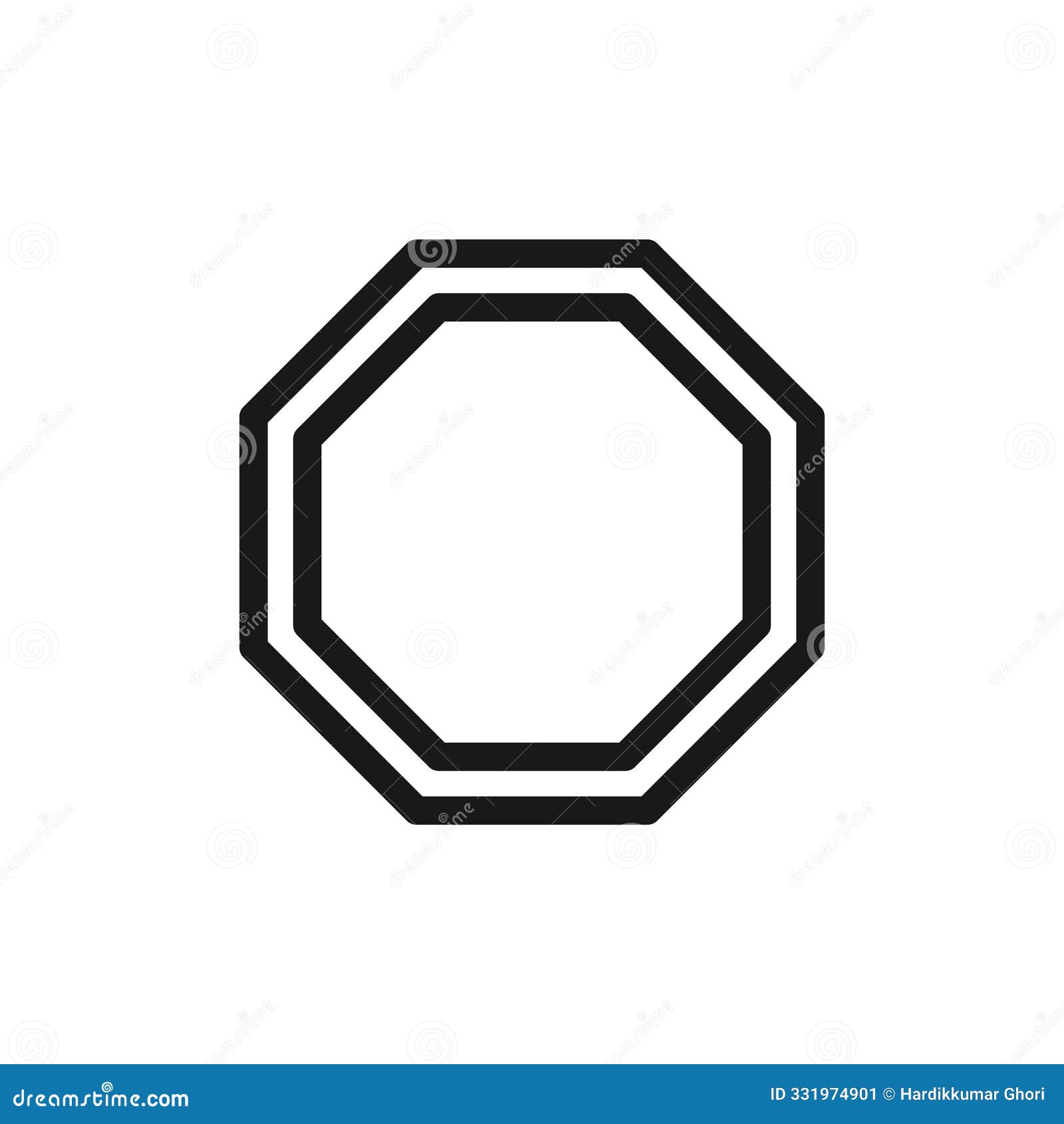 Octagon Icon. Elements Of Geometric Figure Icon For Concept And Web ...