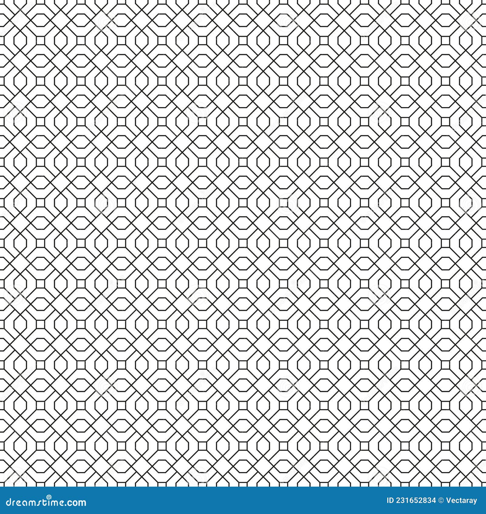 Seamless Geometric Abstract Pattern Background Stock Illustration ...