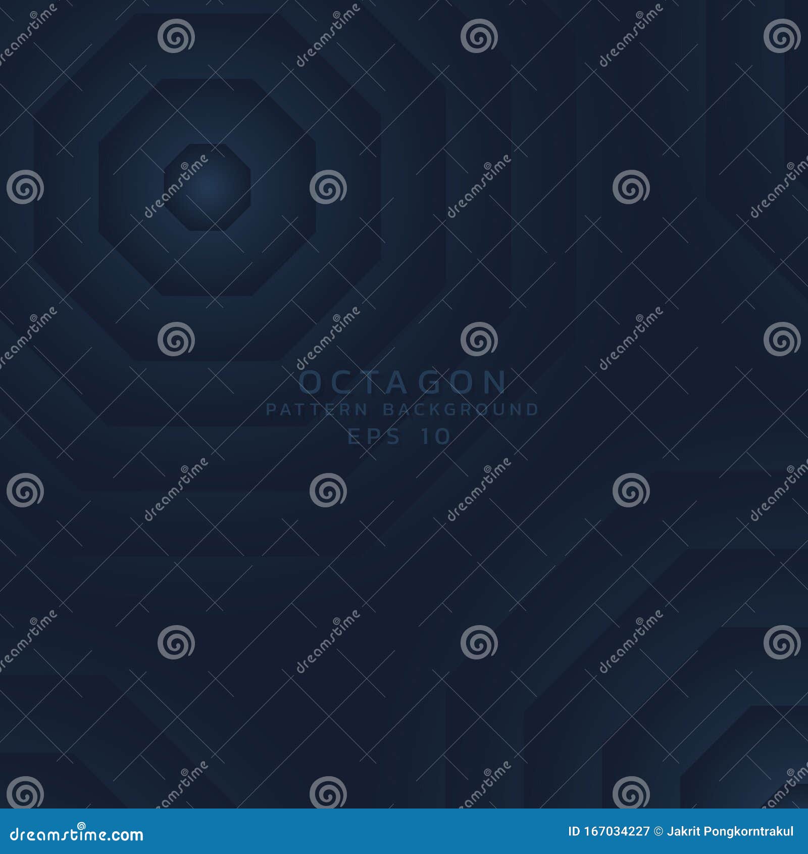 Octagon Pattern Background Abstract Geometric Wave Design Art Dark ...