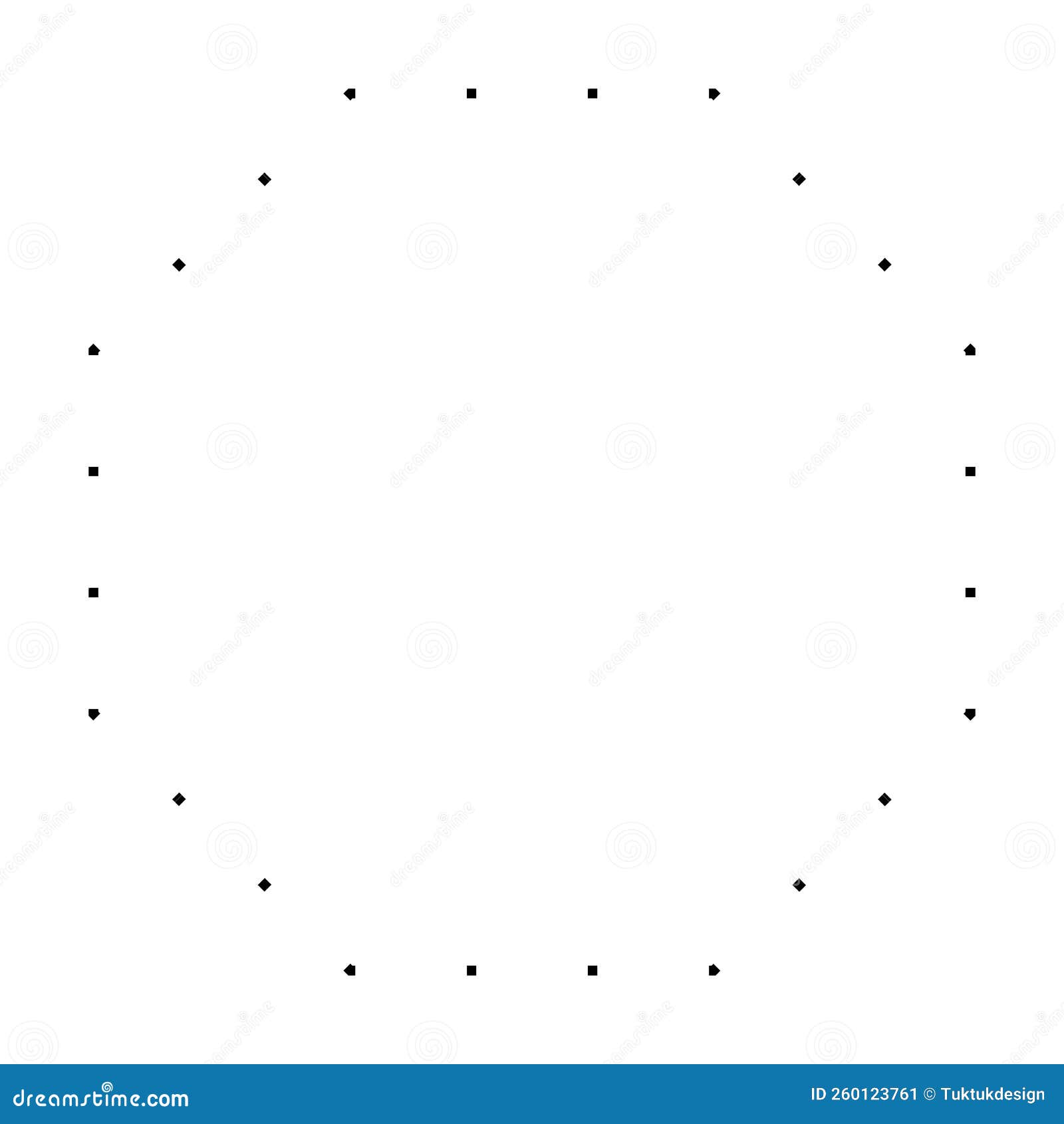 Octagon Symbol Dotted Shape Vector Icon for Creative Graphic Design Ui ...