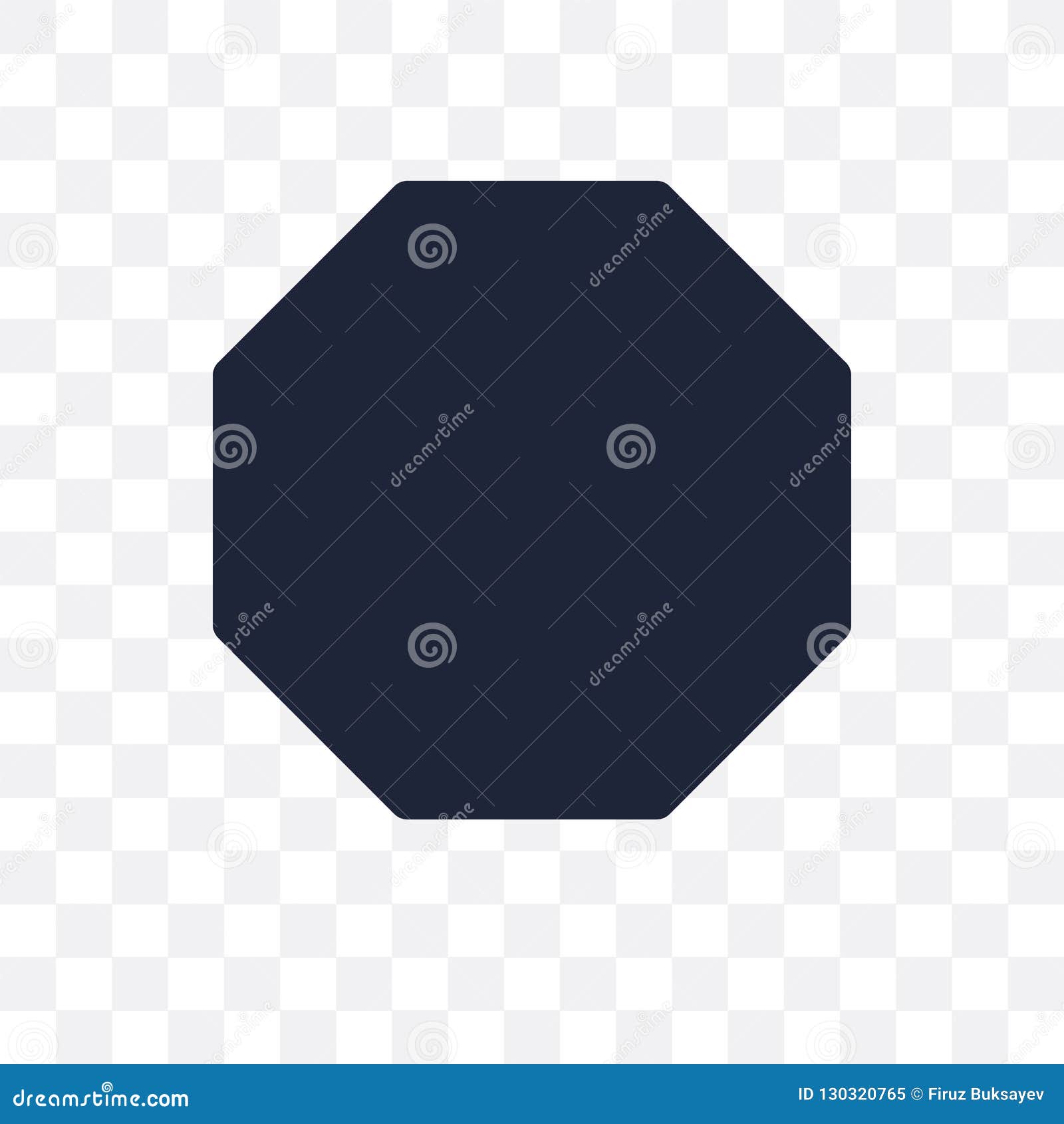 Octagon Transparent Icon. Octagon Symbol Design from Geometry Co Stock ...