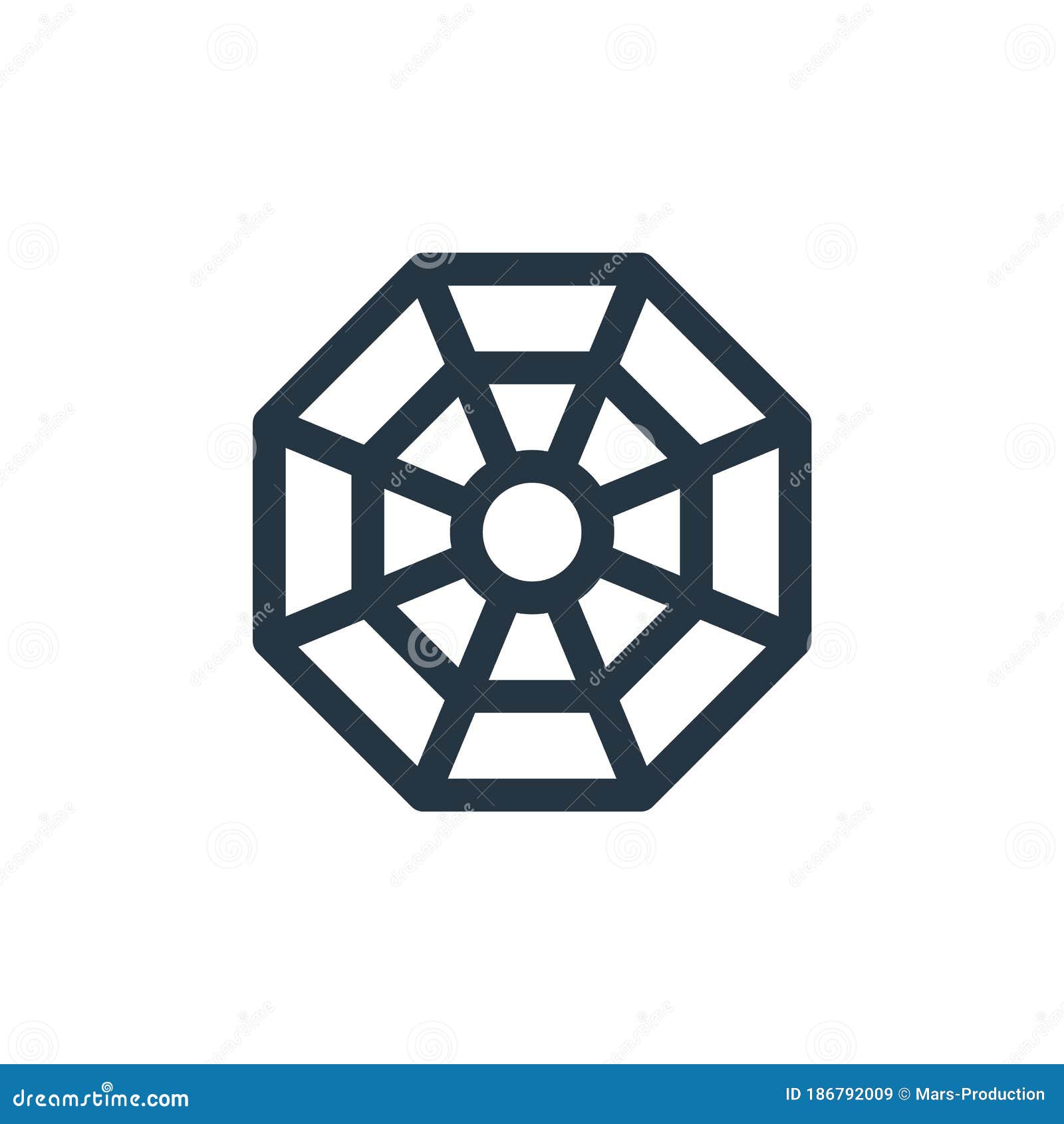Octagon Vector Icon. Octagon Editable Stroke. Octagon Linear Symbol for ...