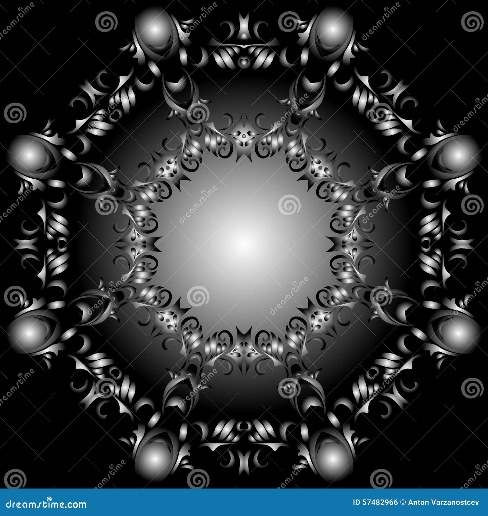 Octagonal abstraction stock vector. Illustration of polygonal - 57482966