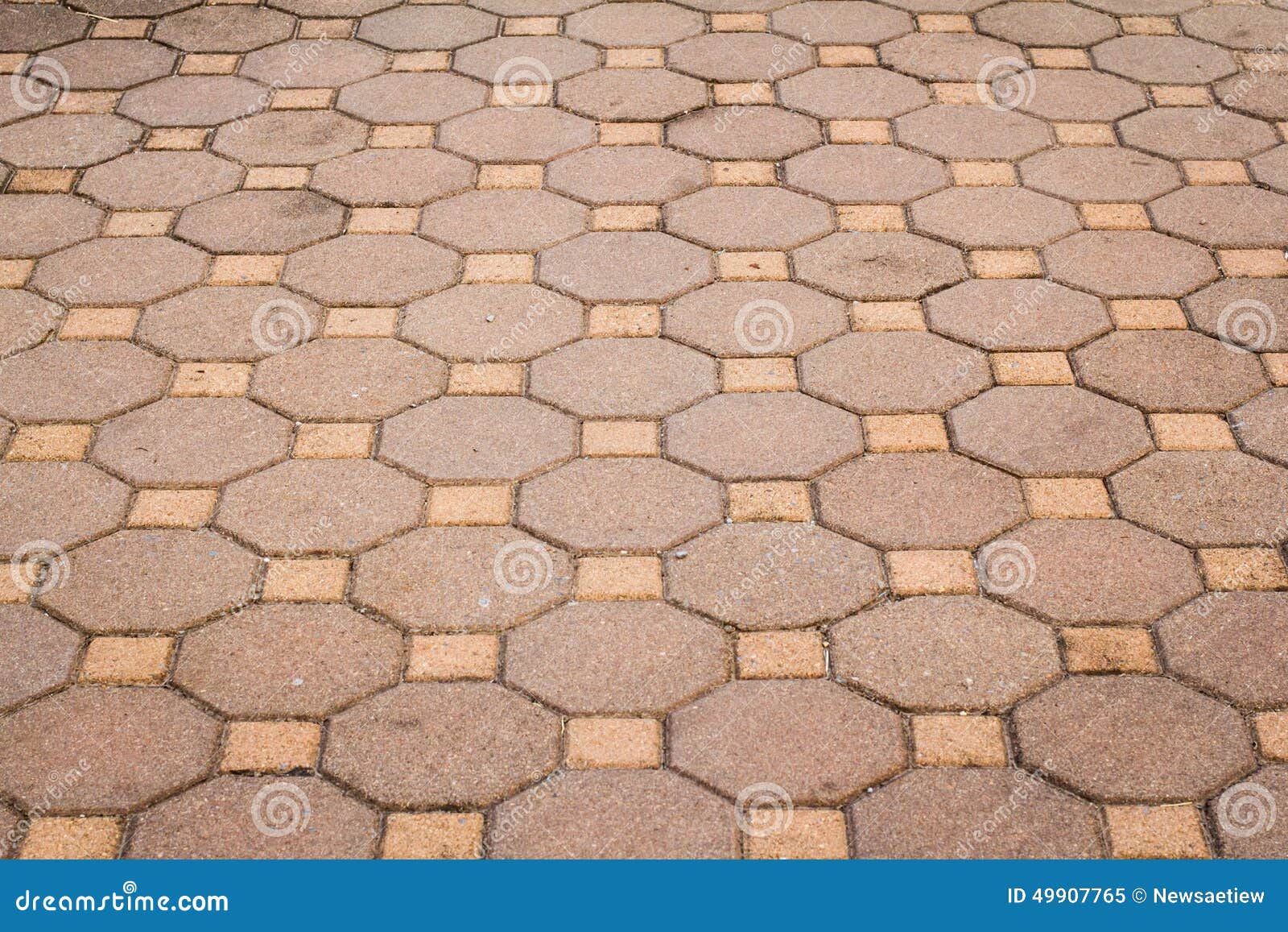 Octagonal Brick And Square Background And Texture Royalty-Free Stock ...
