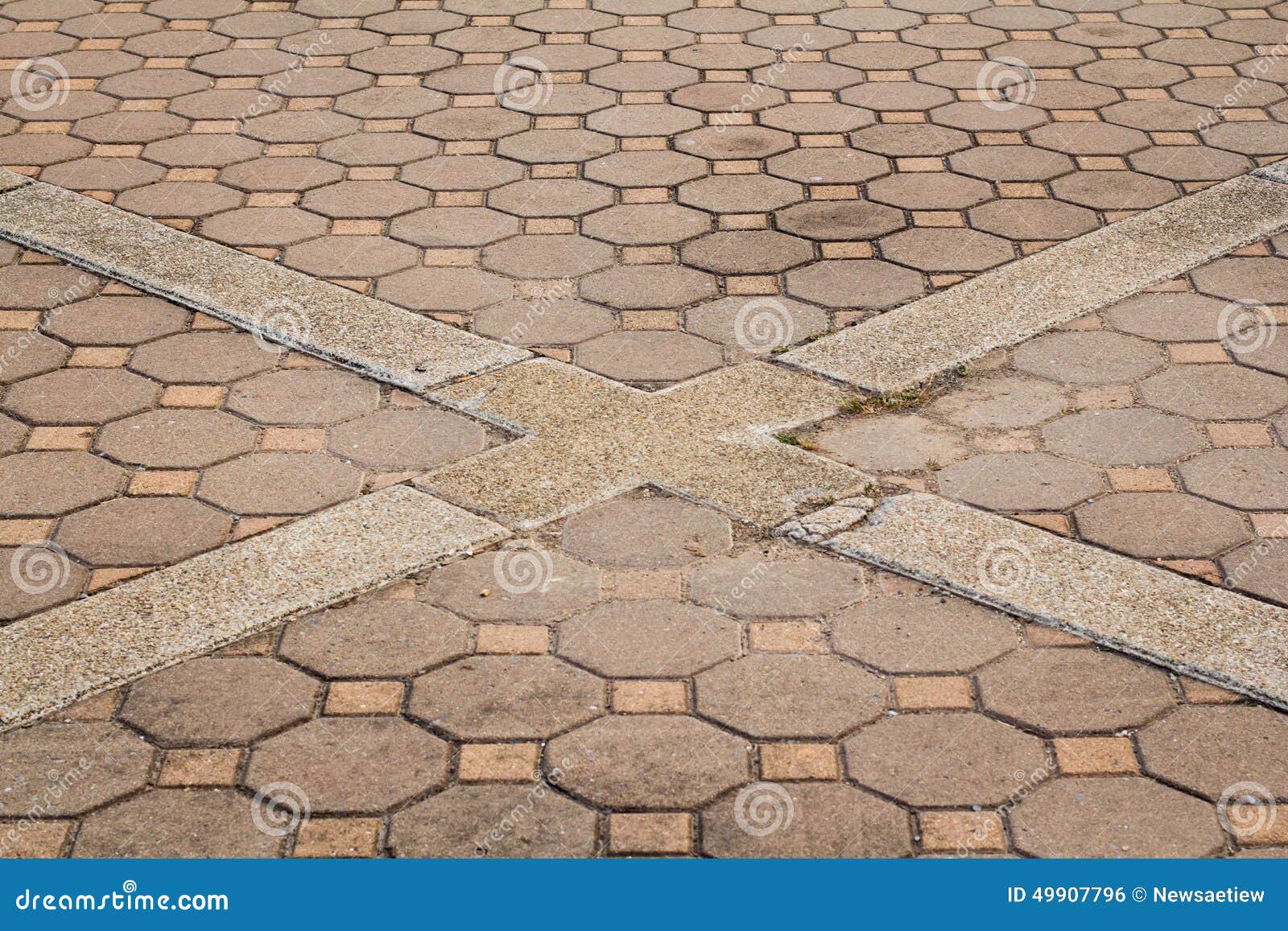 Octagonal Brick And Square Background And Texture Royalty-Free Stock ...