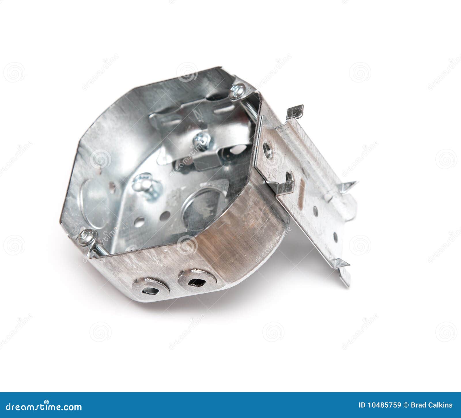 Octagonal electrical box stock image. Image of metal - 10485759